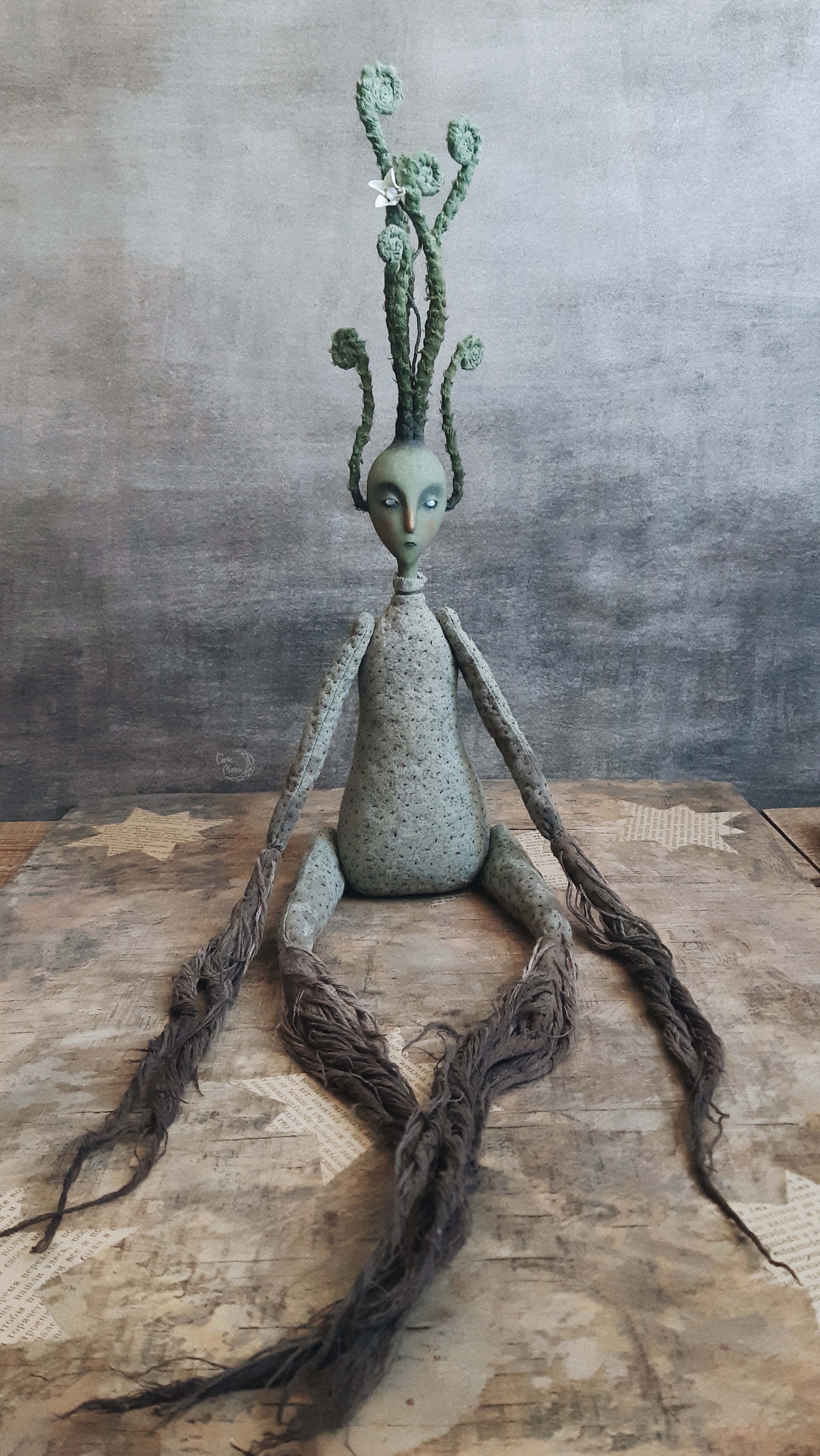 Fern fairy doll. Mandrake doll. Mandragora Ooak art doll. Fo | Inspire ...