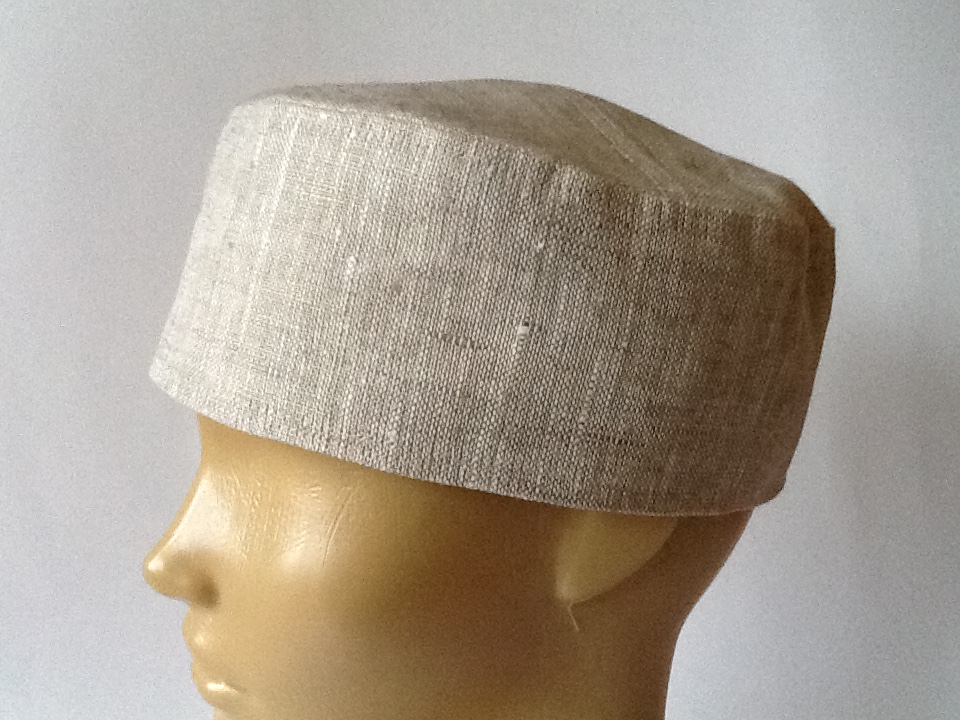 Linen Kufi hat Summer Ethnic Kente Kofi hat - Inspire Uplift