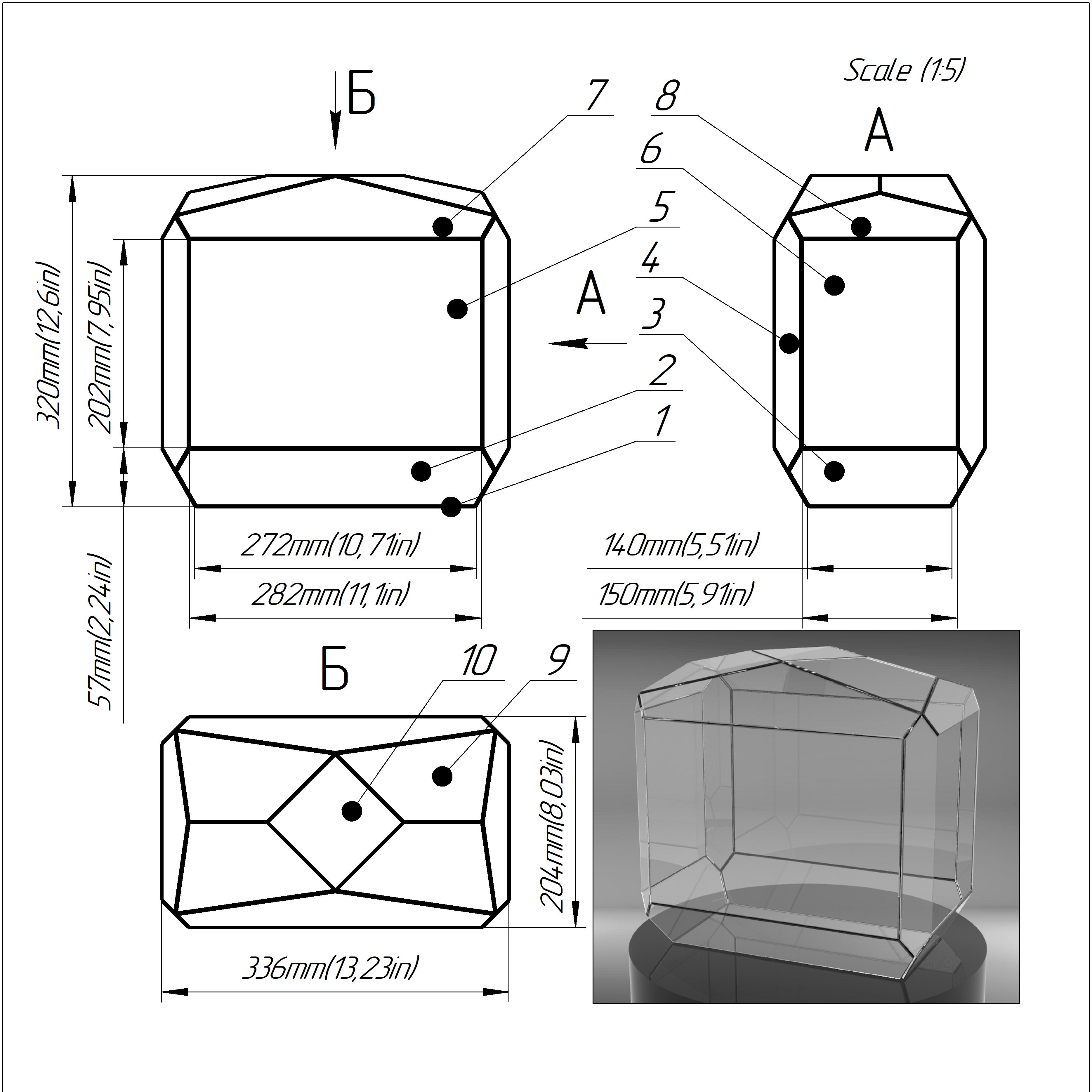 Stained glass printable pattern. Project 172. Brillant3d | Inspire Uplift