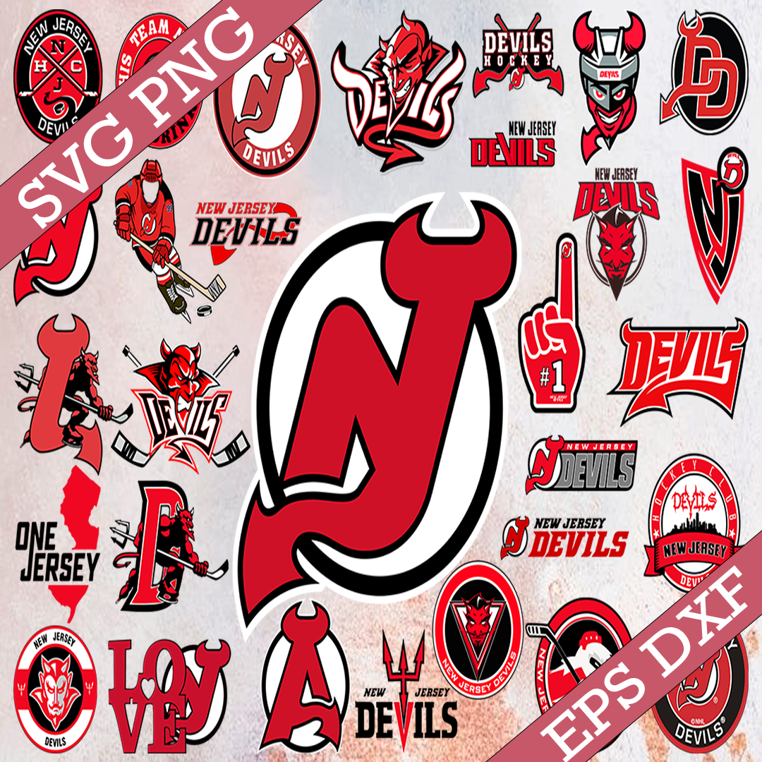 Bundle 30 Files New Jersey Devils Hockey Team Svg, New Jerse - Inspire ...