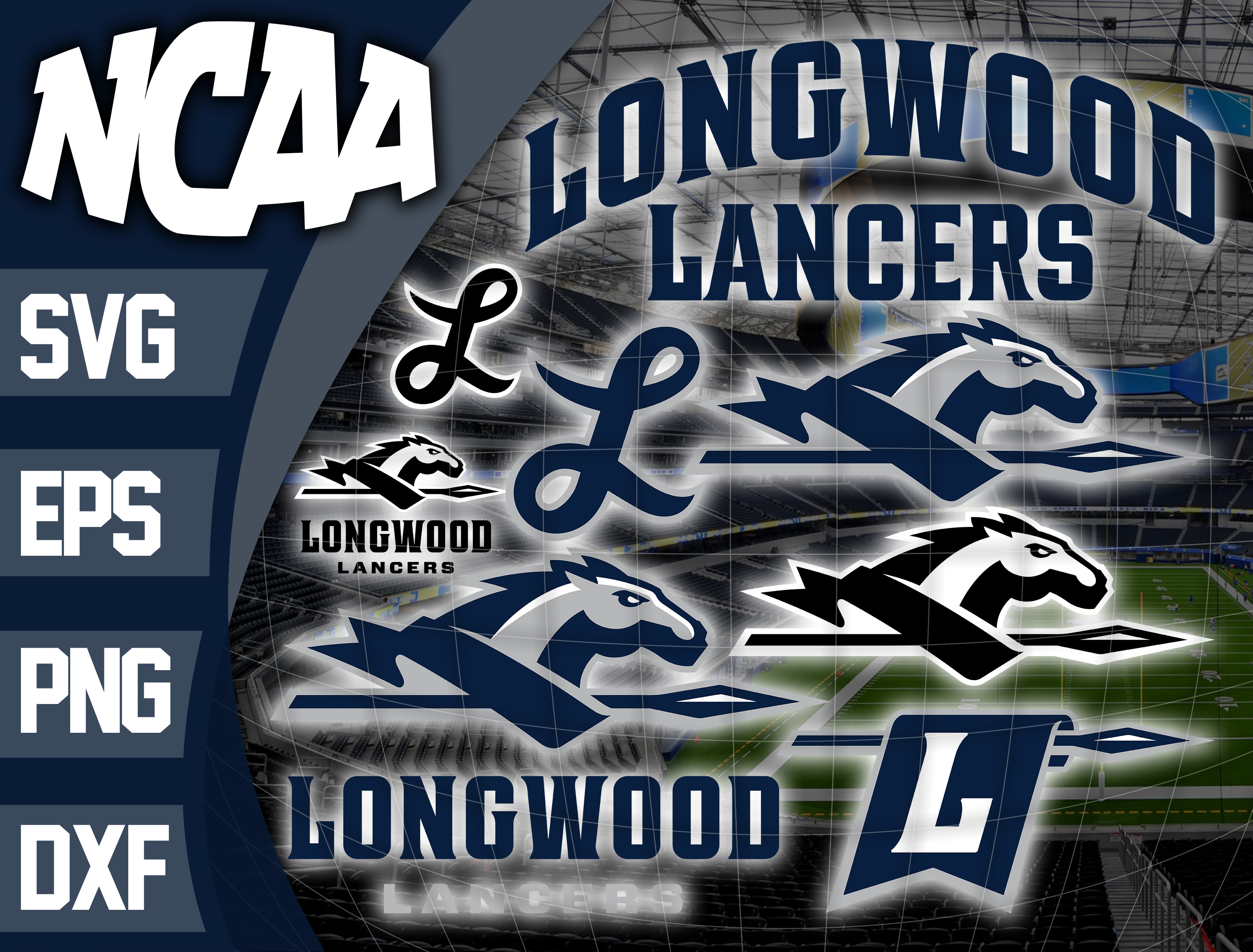 Longwood Lancers SVG bundle , NCAA svg, logo NCAA bundle svg | Inspire ...