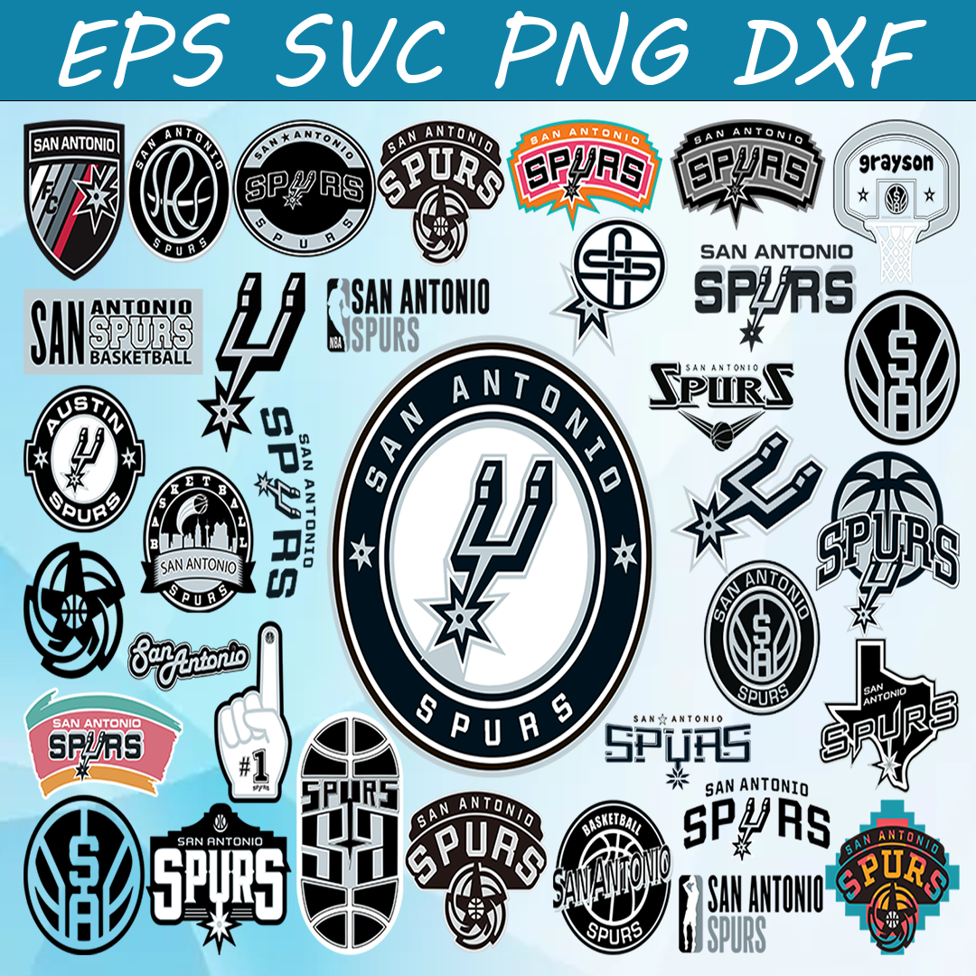 Bundle 35 Files San Antonio Spurs Basketball Team SVG, San A - Inspire ...