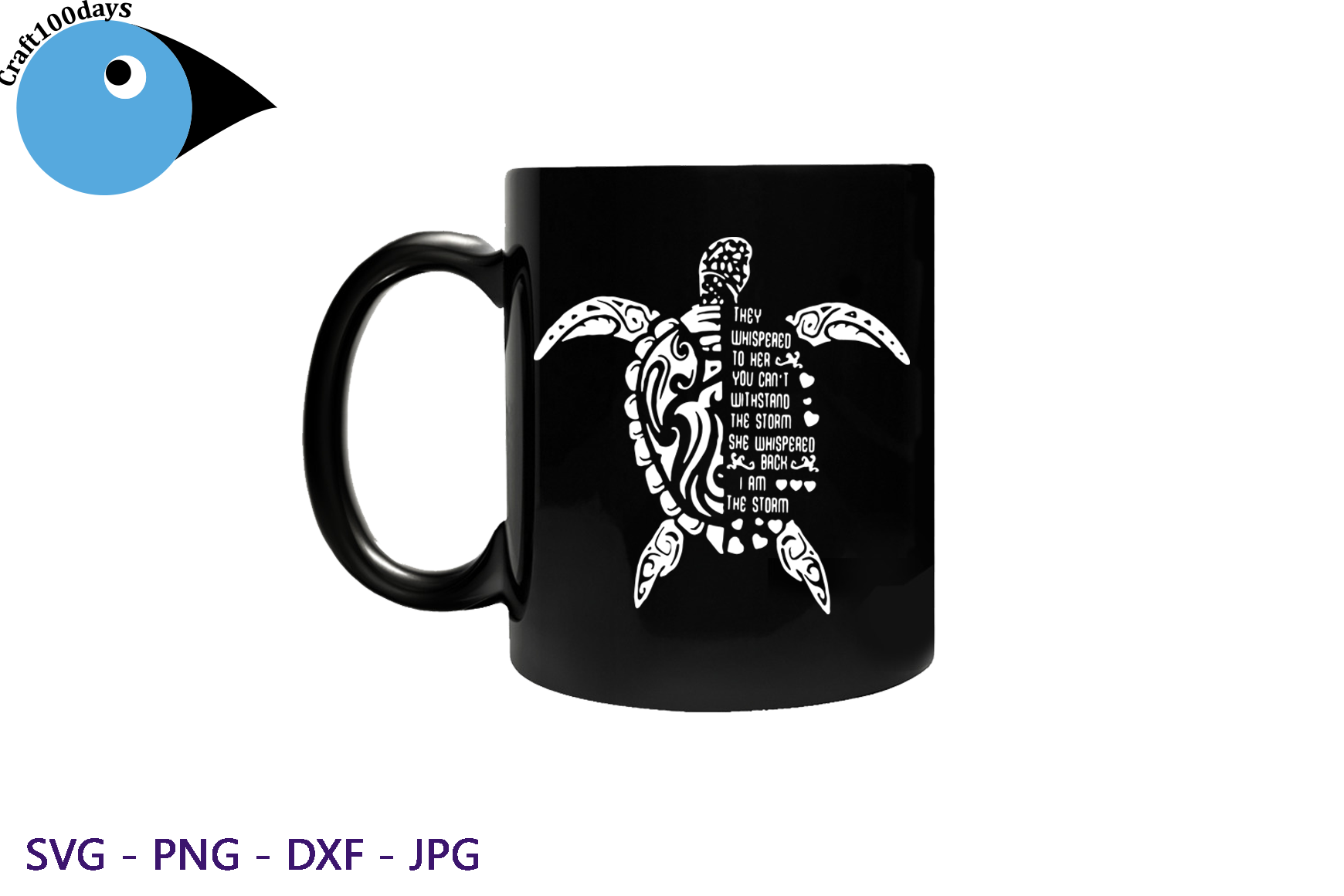 Sea Turtle quotes SVG PNG JPEG Instant Download | Inspire Uplift