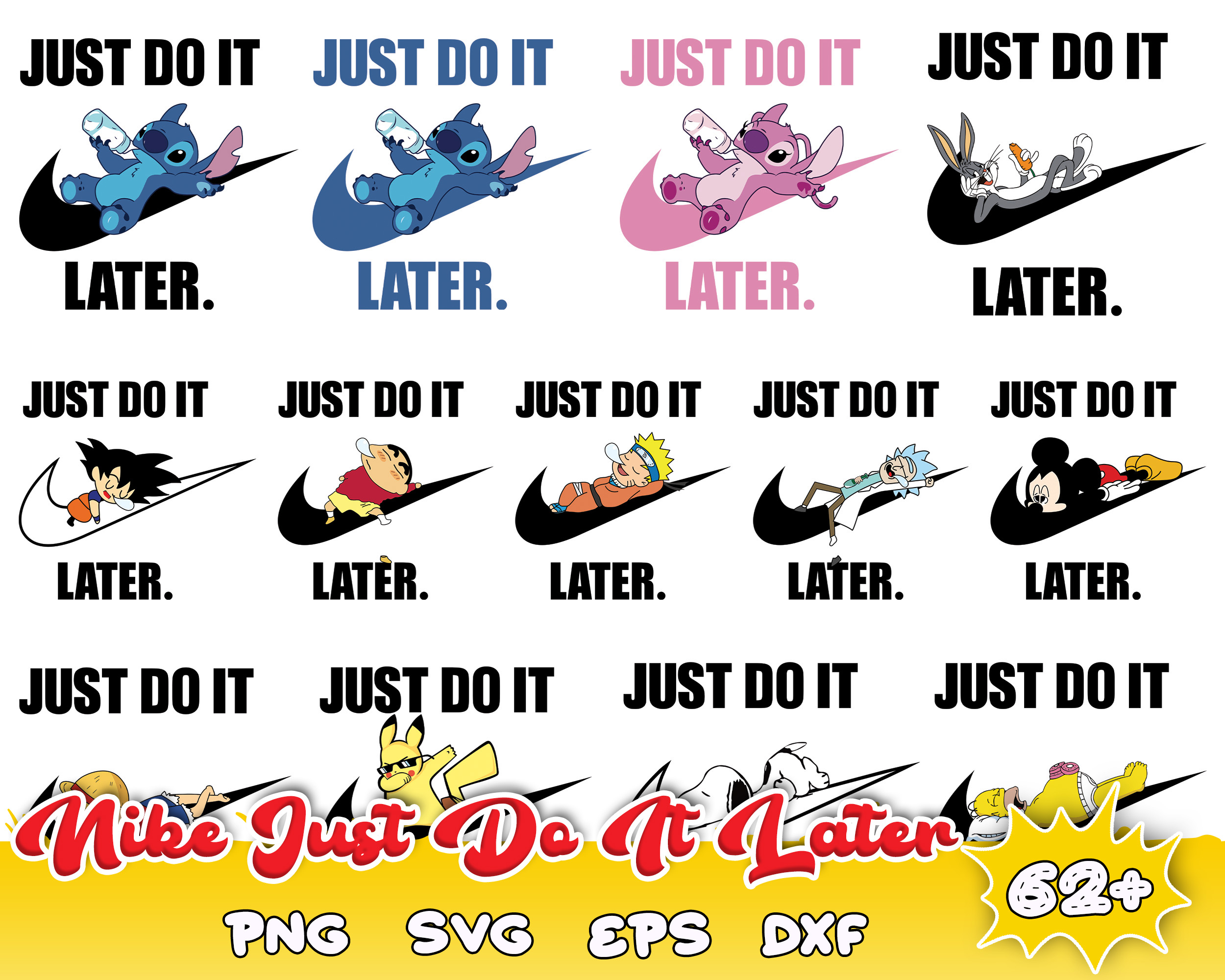 Just Do It Bundle Svg, Sport Svg, Cut Files, Layered Digital | Inspire ...