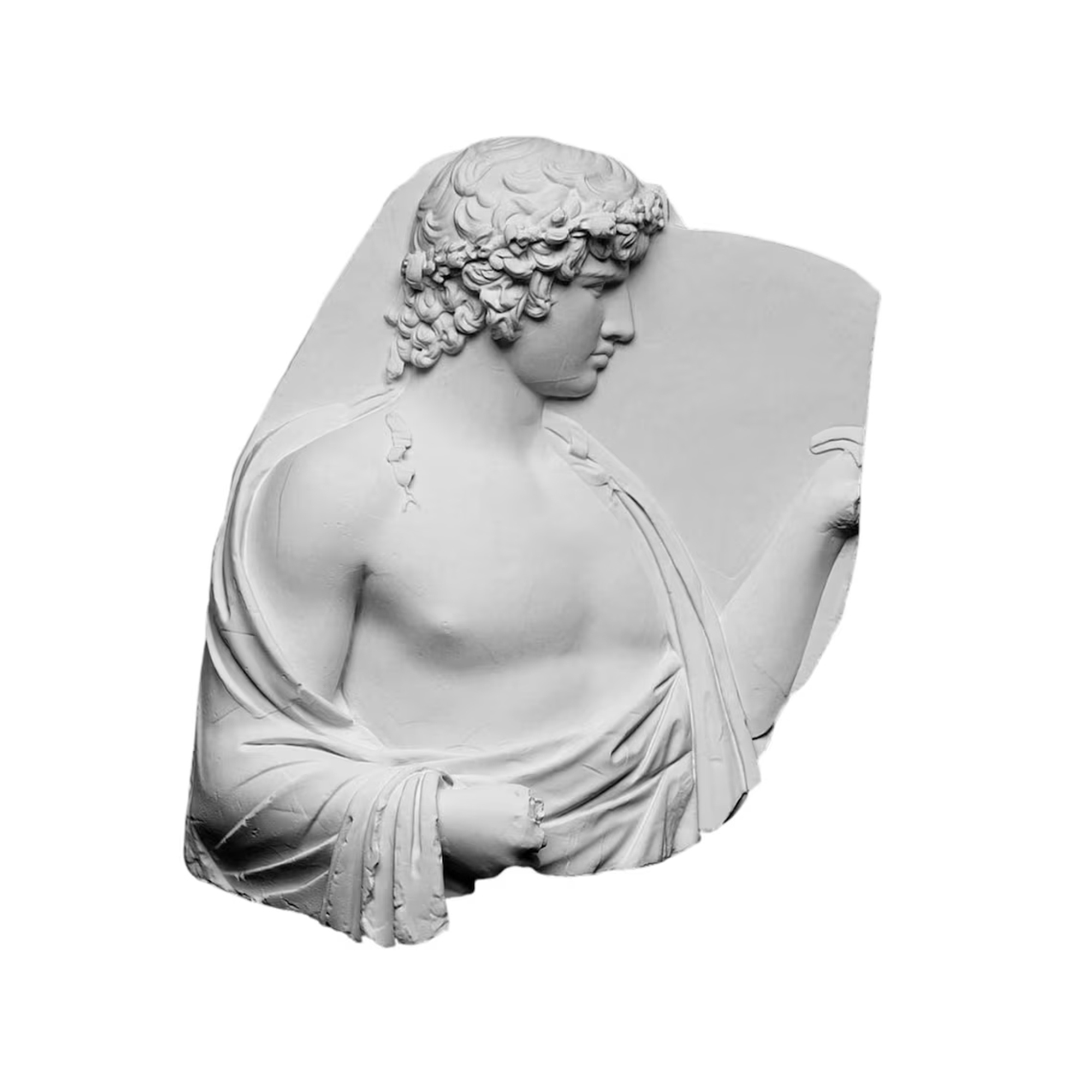 Antinous Silvanus Bas Wall Relief Sculpture Museum Copy Marb | Inspire ...