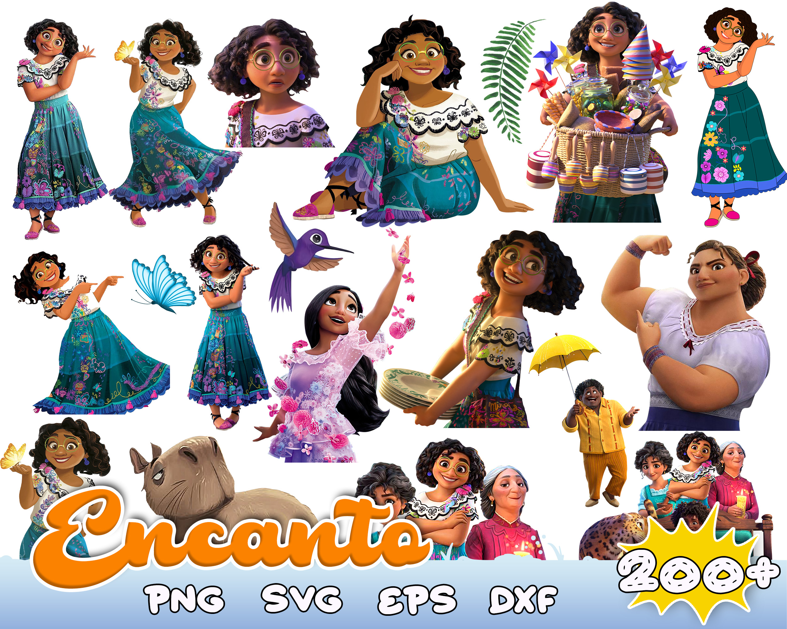 Disney Encanto Bundle Svg, Encanto Svg, Encanto Characters S | Inspire ...
