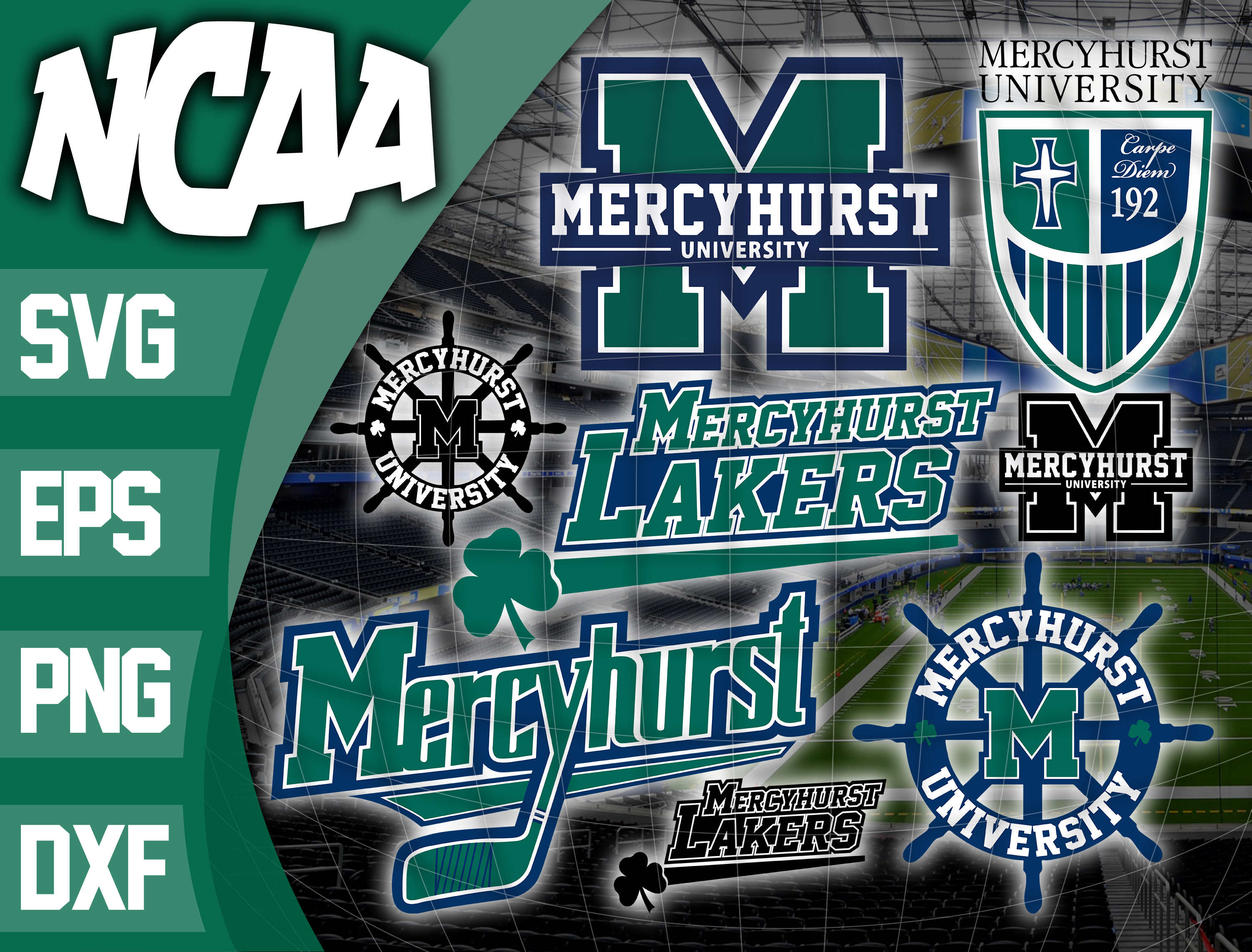 Mercyhurst Lakers SVG bundle , NCAA svg, logo NCAA bundle sv | Inspire ...