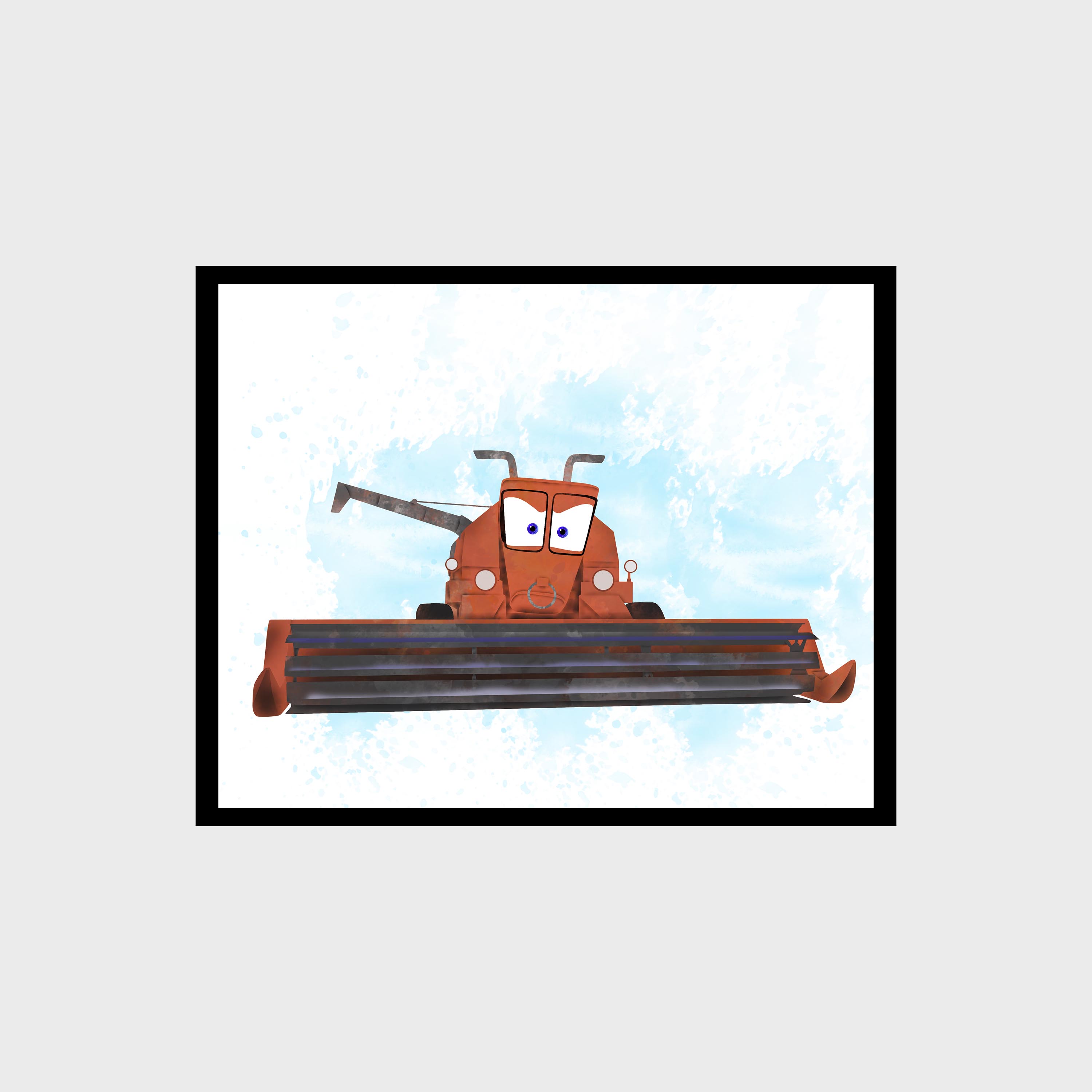 Cars Frank Disney Art Print Digital Files nursery room water | Inspire ...
