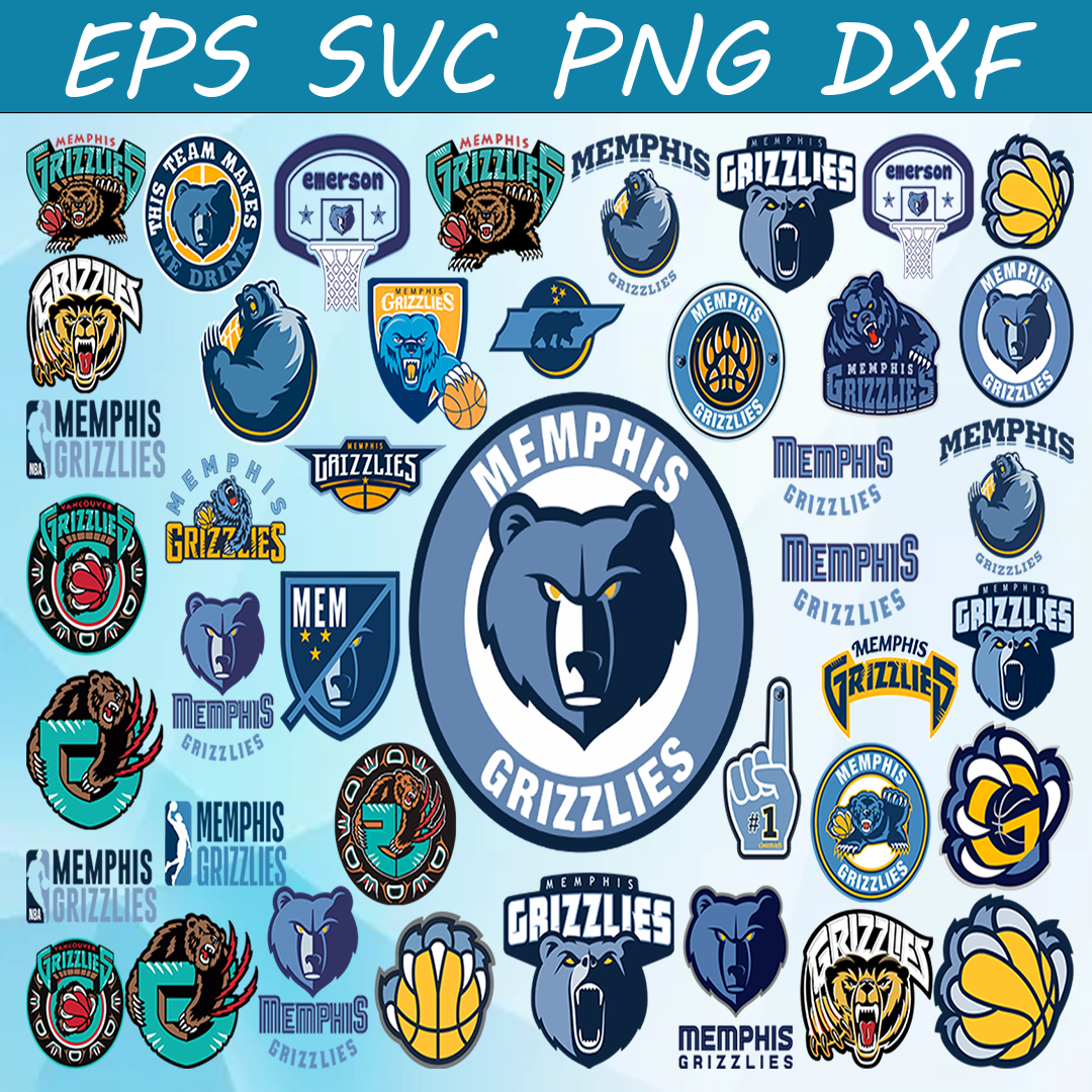 Bundle 42 Files Memphis Grizzlies Basketball Team svg, Memph - Inspire ...