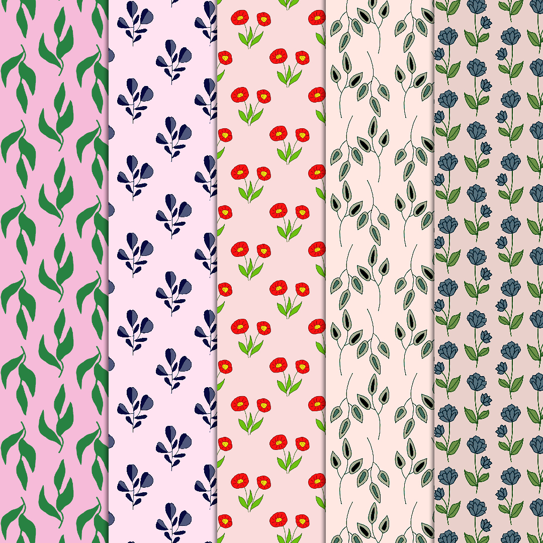 Digital seamless colorful scrapbooking paper | Inspire Uplift