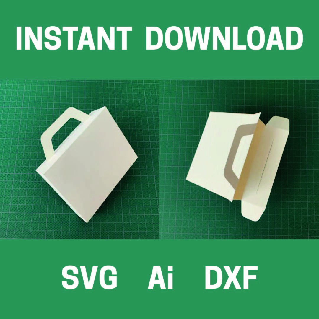 Briefcase Box, Box with Pen Template,SVG,DXF,Ai | Inspire Uplift