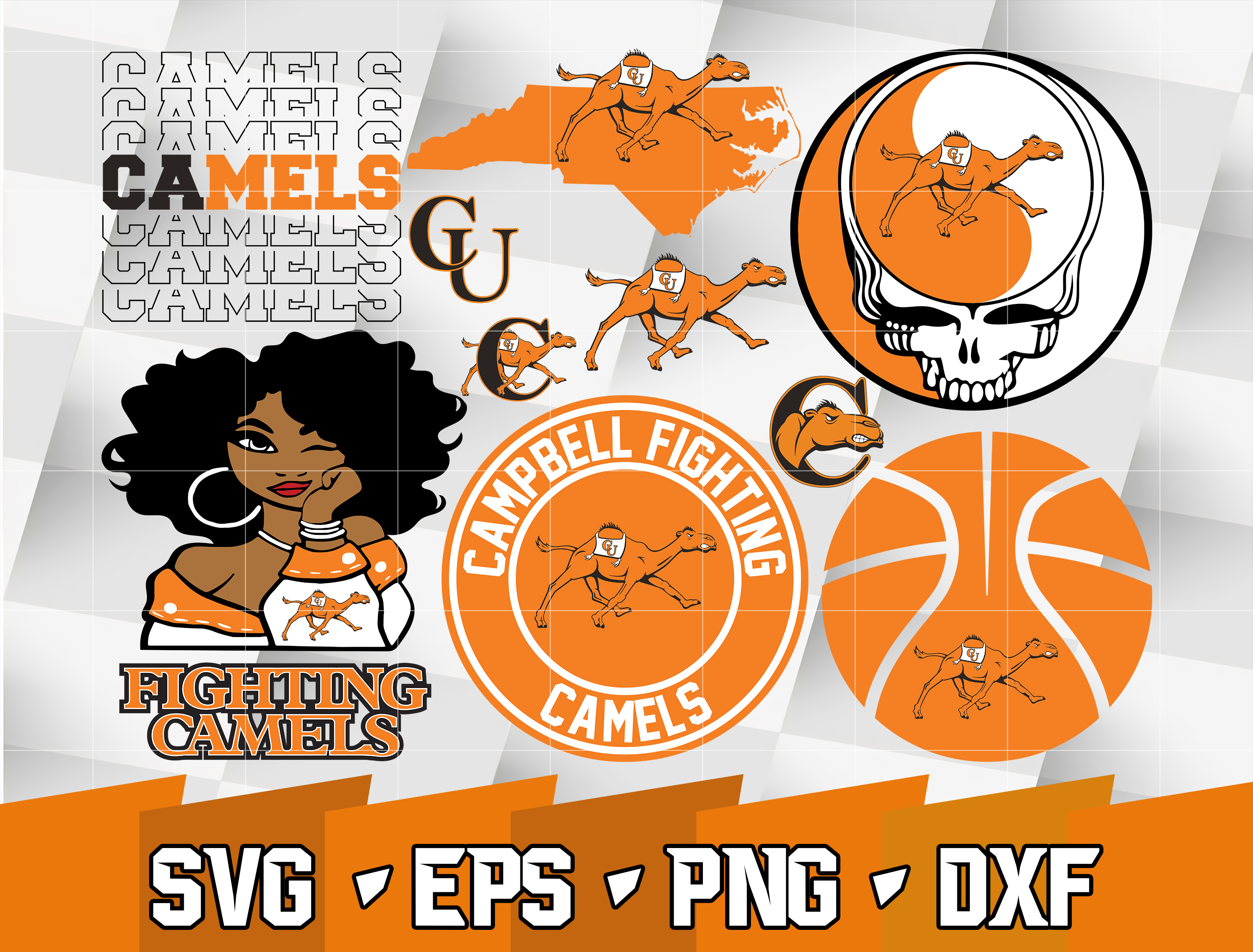 Campbell Fighting Camels SVG bundle , NCAA svg, logo NCAA bu | Inspire ...