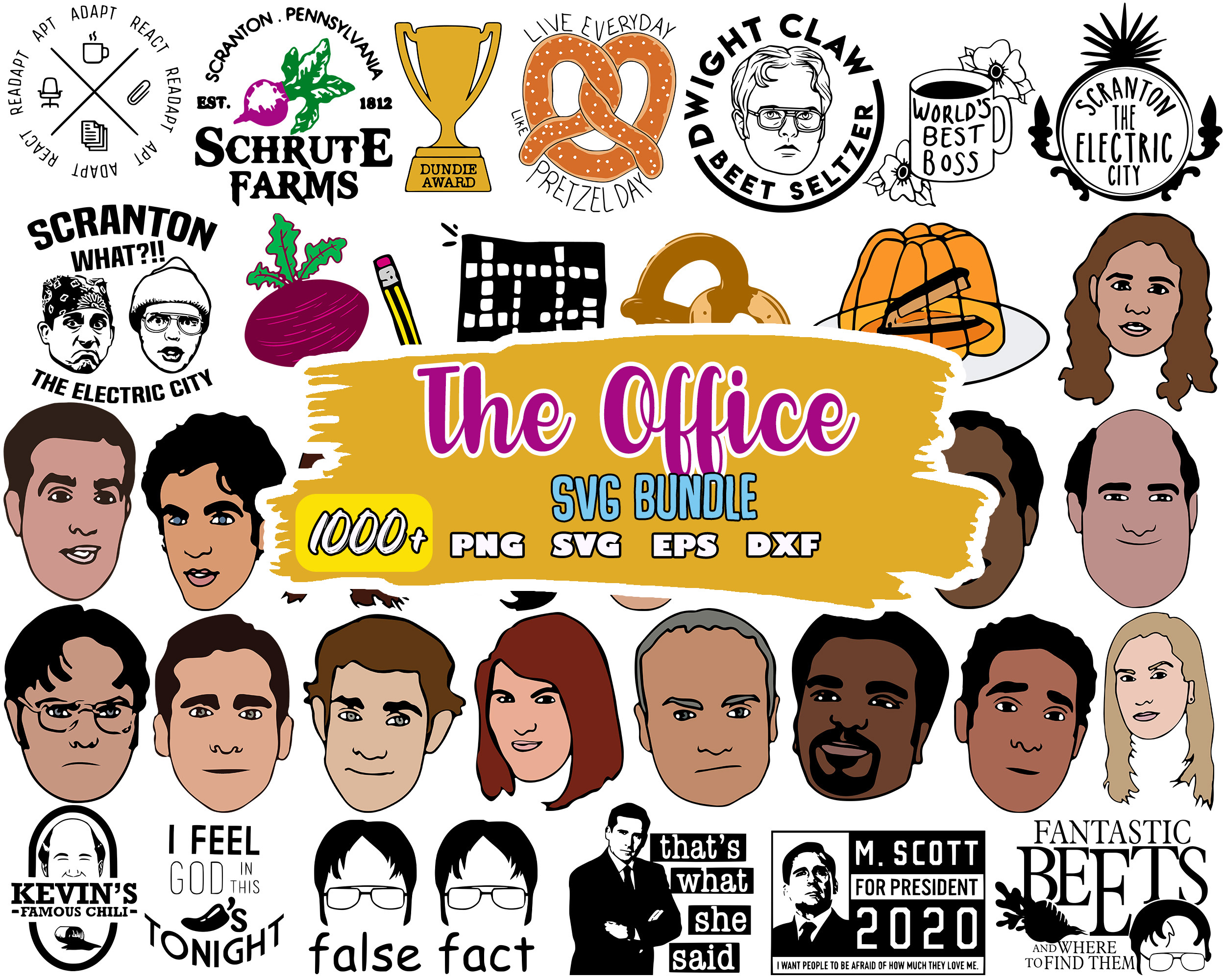 The Office Svg Bundle, michael scott svg, dunder mifflin svg | Inspire ...