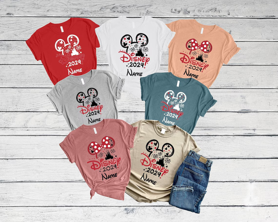 Custom Name Disneyland Matching Family Shirts, Disney Vacati | Inspire ...
