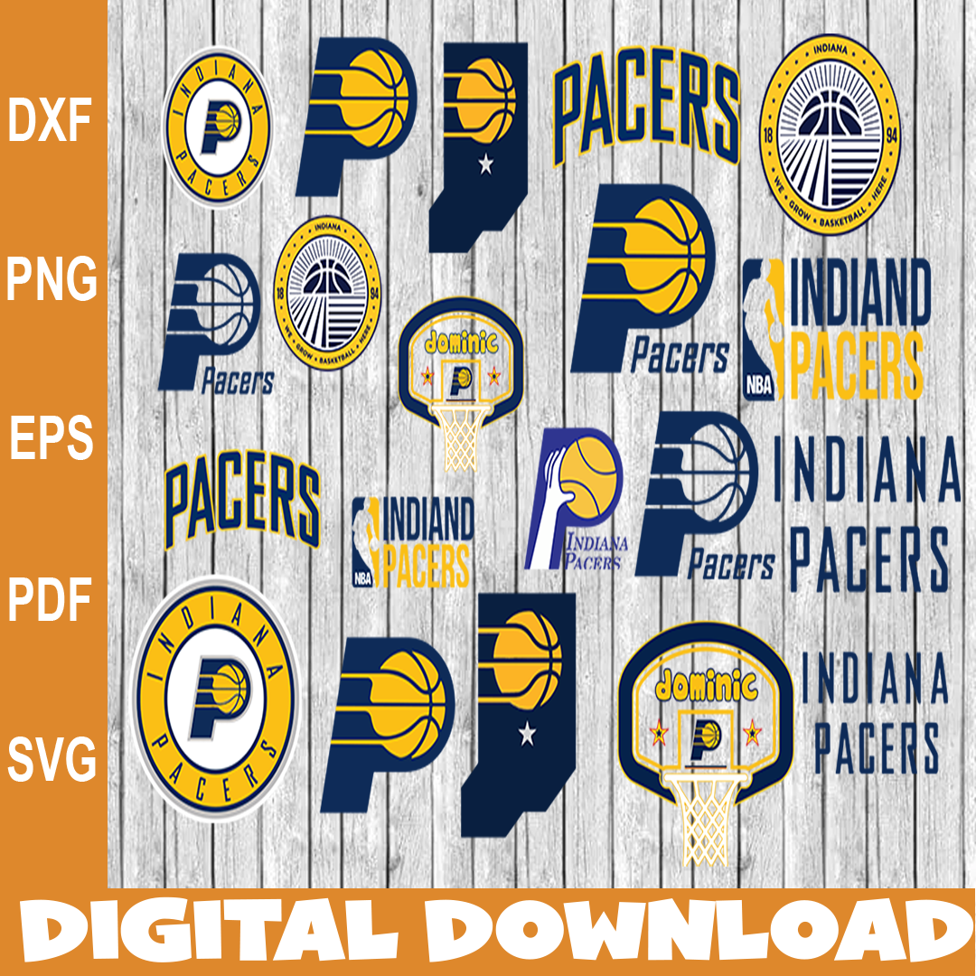 Bundle 22 Files Indiana Pacers Basketball Team svg, Indiana | Inspire ...