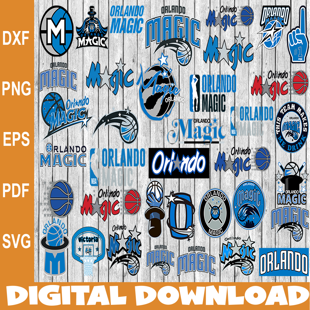 Bundle 40 Files Orlando Magic Basketball Team svg, Orlando M | Inspire ...