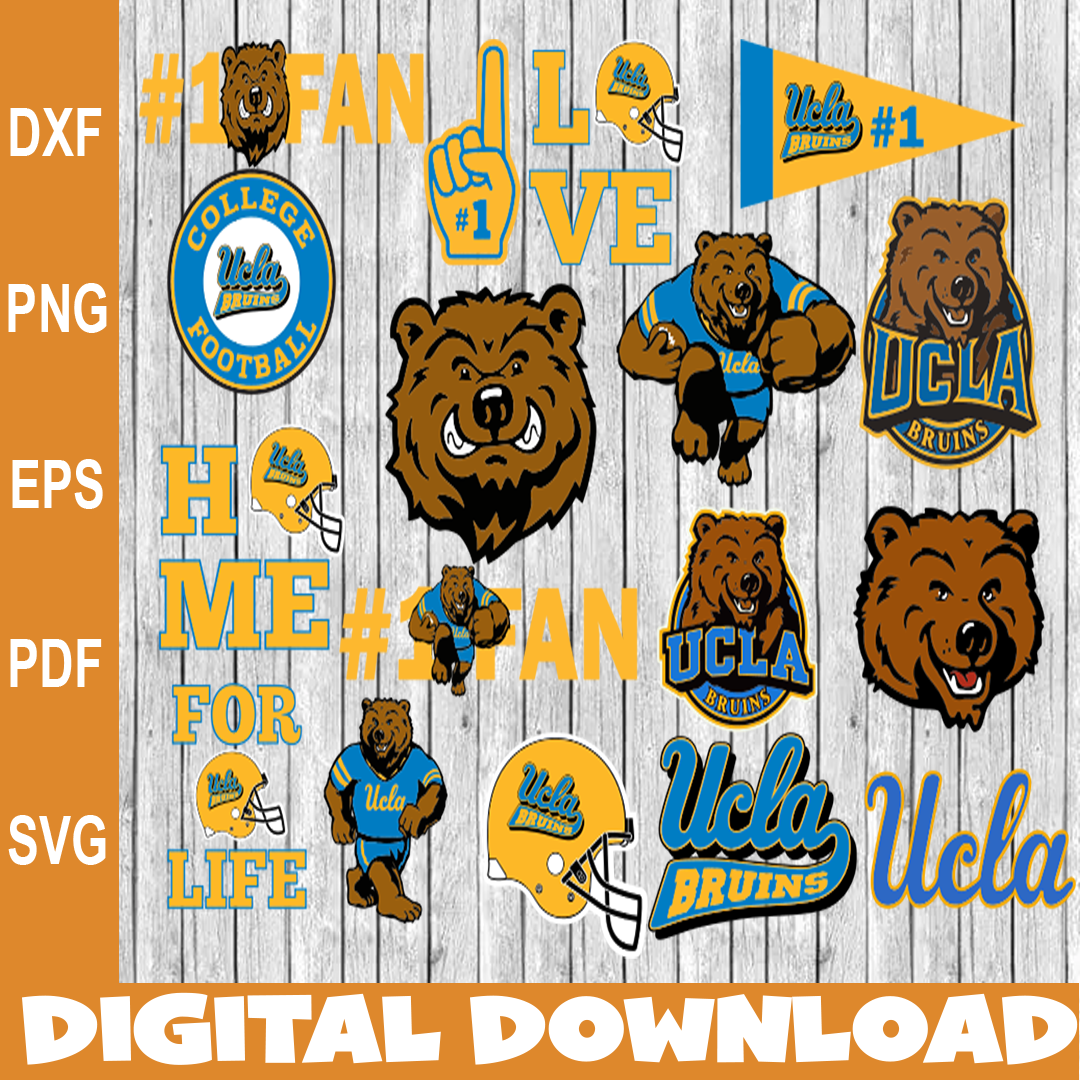 Bundle Files UCLA Bruins Nation Football Team svg, UCLA Brui | Inspire ...