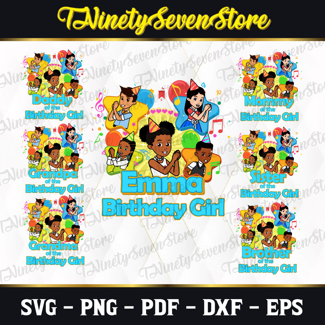 Family Of Birthday Girl Svg, Gracies Corner Birthday Svg, Gr | Inspire ...