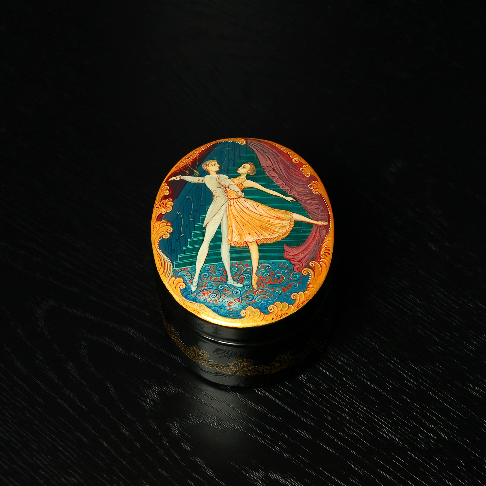 Cinderella Ballet lacquer box decorative hand painted miniat - Inspire ...