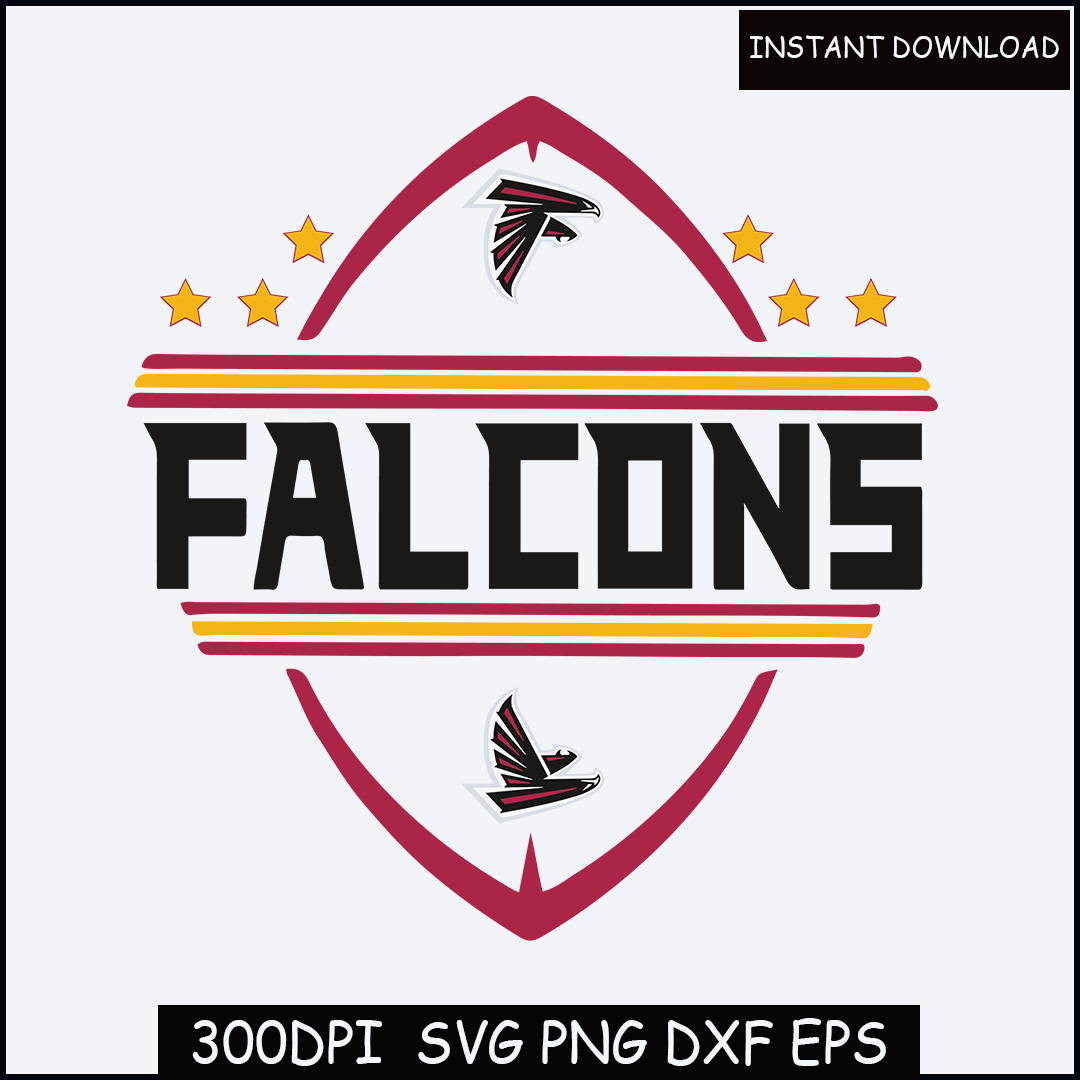 Falcons svg , Football SVG Digital Clipart Png Eps Pdf Dxf | Inspire Uplift