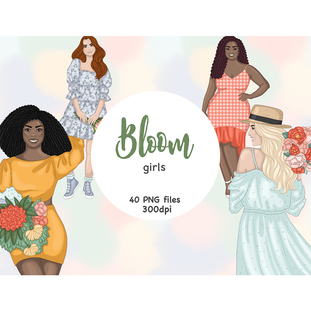 Spring Girl Clipart | Inspire Uplift