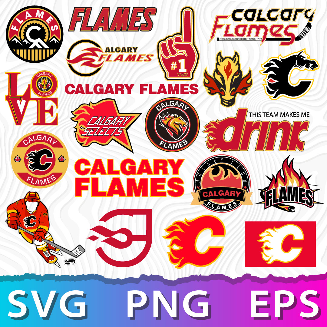 Calgary Flames Logo SVG, Cgy Hockey, SVG Flames, Calgary Fla | Inspire ...
