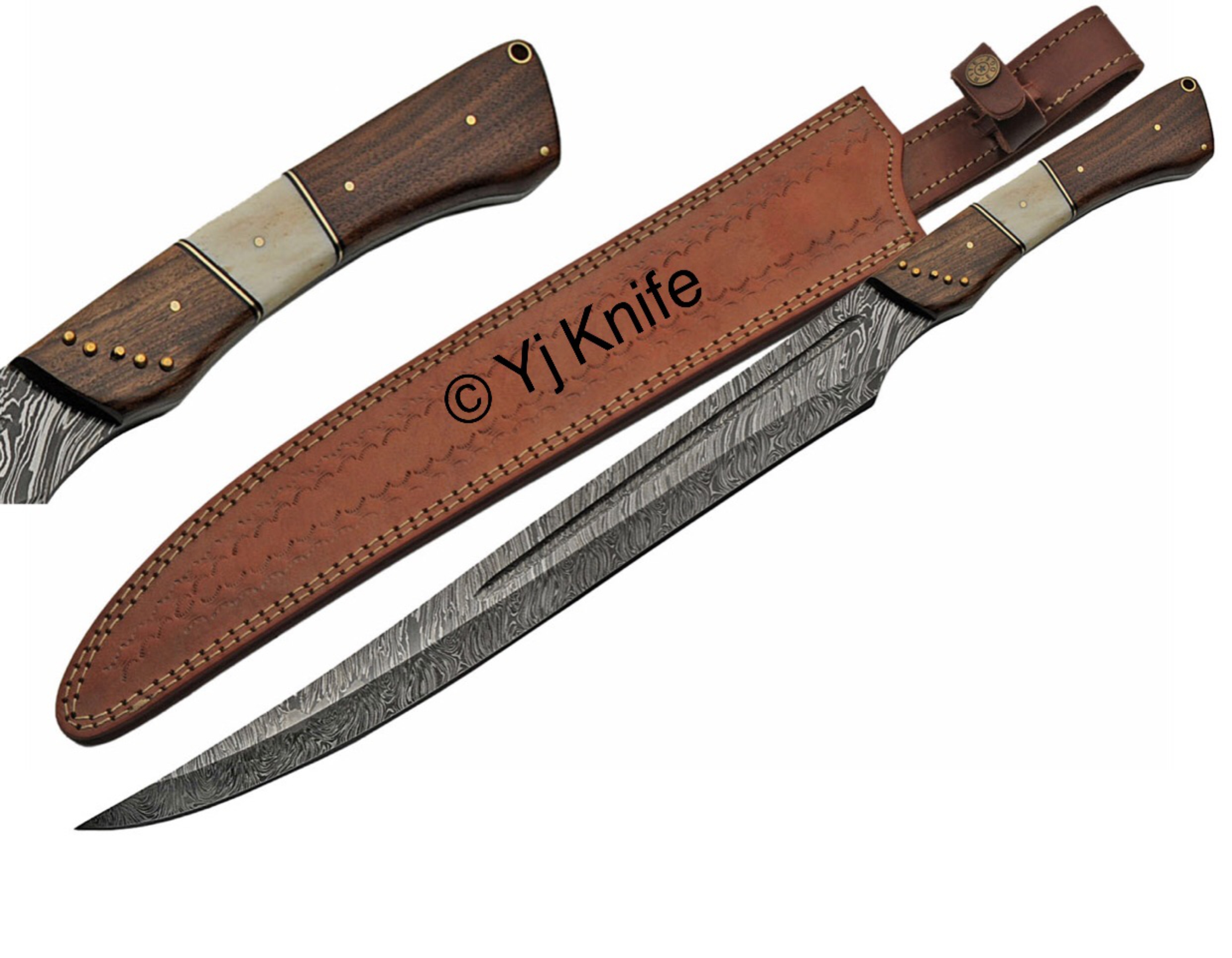 Handmade Damascus Steel Battle Ready Combat Replica Swords | Inspire Uplift