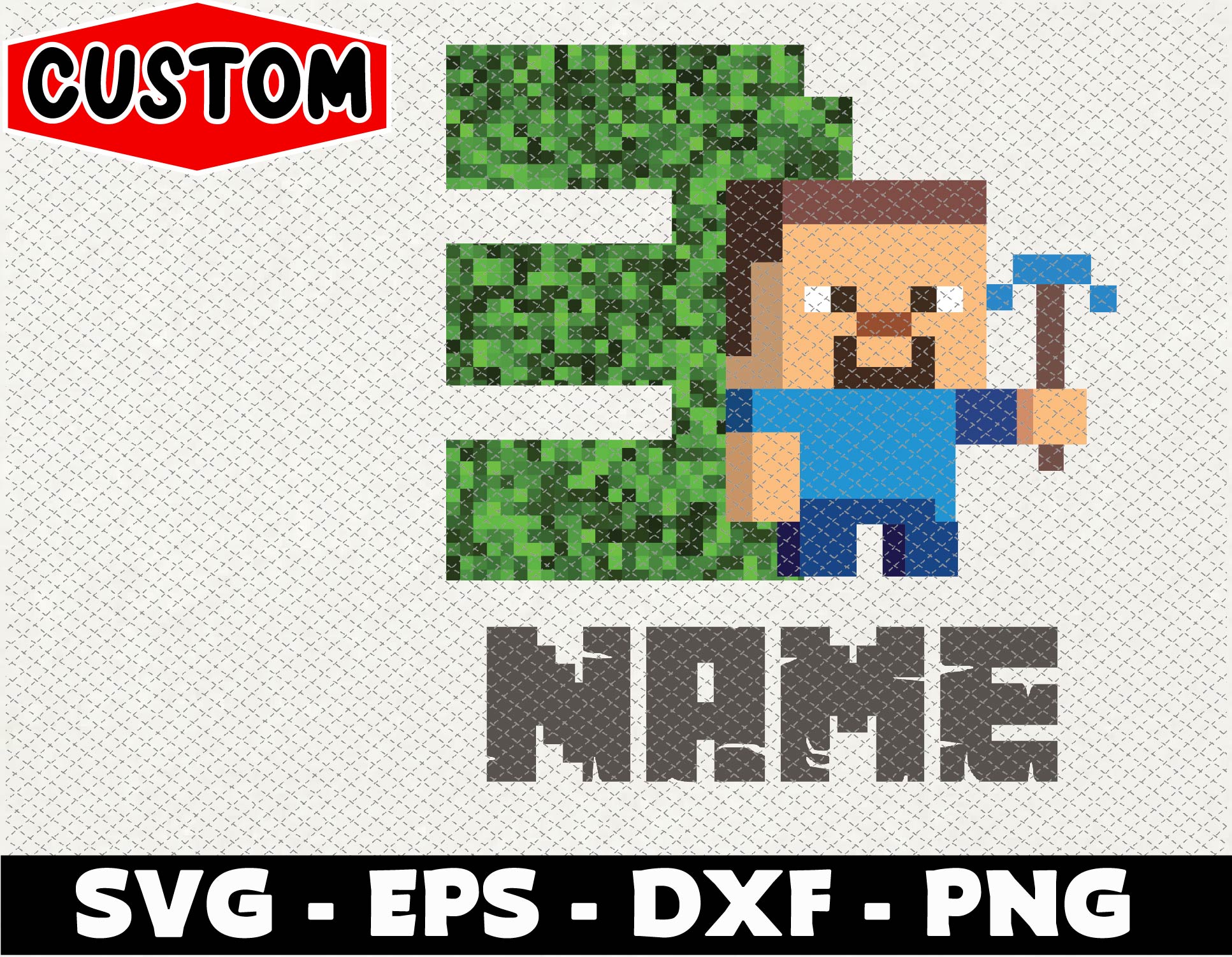 Minecraft Personalized Birthday, Minecraft custom, Minecraft - Inspire ...