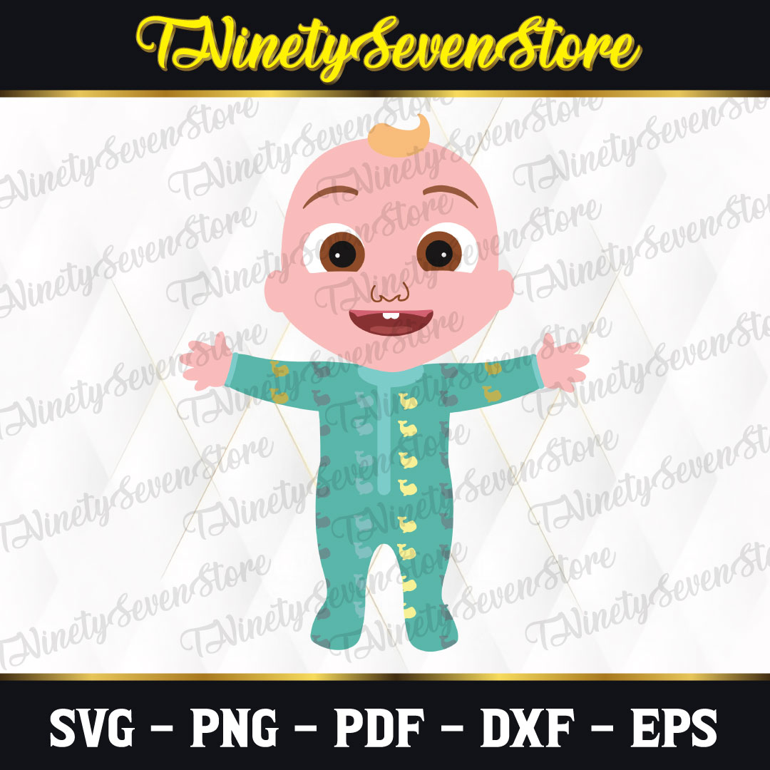 Cocomelon JJ Clipart SVG, Decor Birthday Cake Topper Craft C | Inspire ...