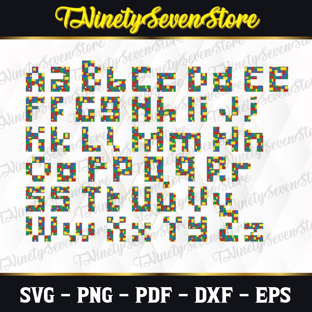 Blocks Alphabet svg, Kids Letters Clip Art, Transparent svg, | Inspire ...