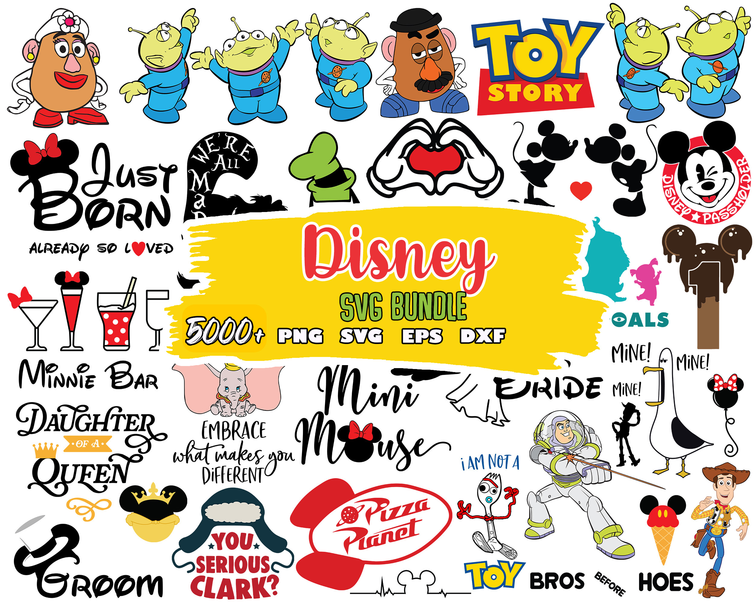 Disney SVG bundle, Cruise cut file, disney clipart, svg file | Inspire ...