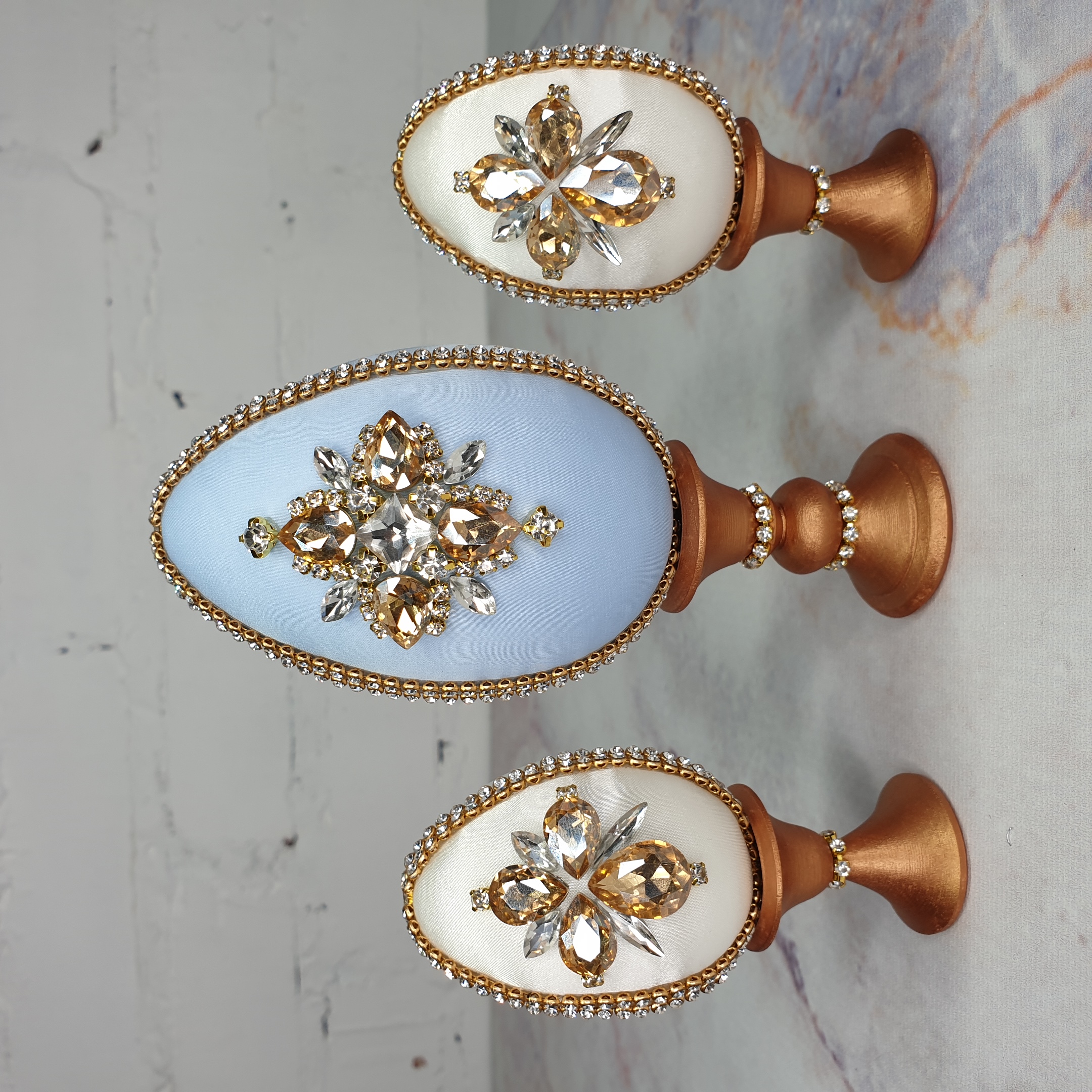 Faberge egg, Rhinestone easter eggs decorations, purple east | Inspire Uplift