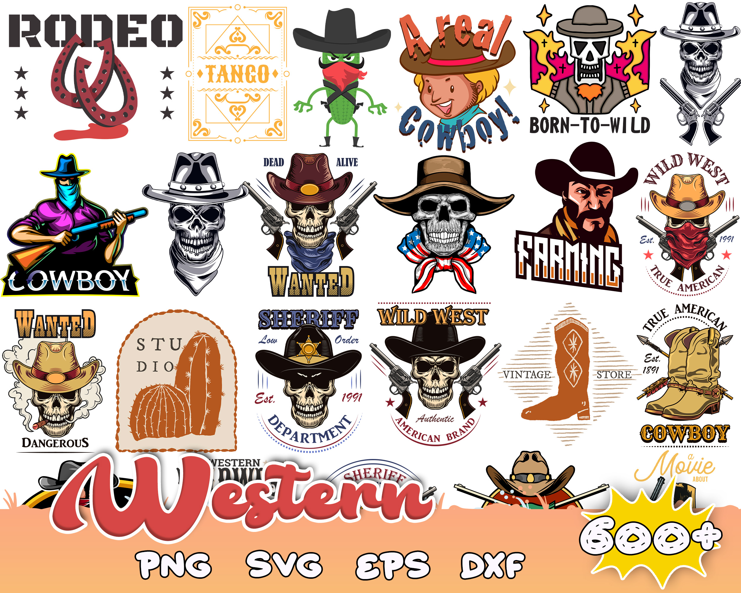 600 Western svg bundle, Western svg,Country Svg,Cowboy Svg,f | Inspire ...