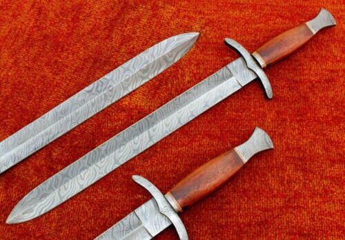 HISTORICAL ROMAN GLADIUS SWORD 24 HANDMADE DAMASCUS STEEL W | Inspire ...