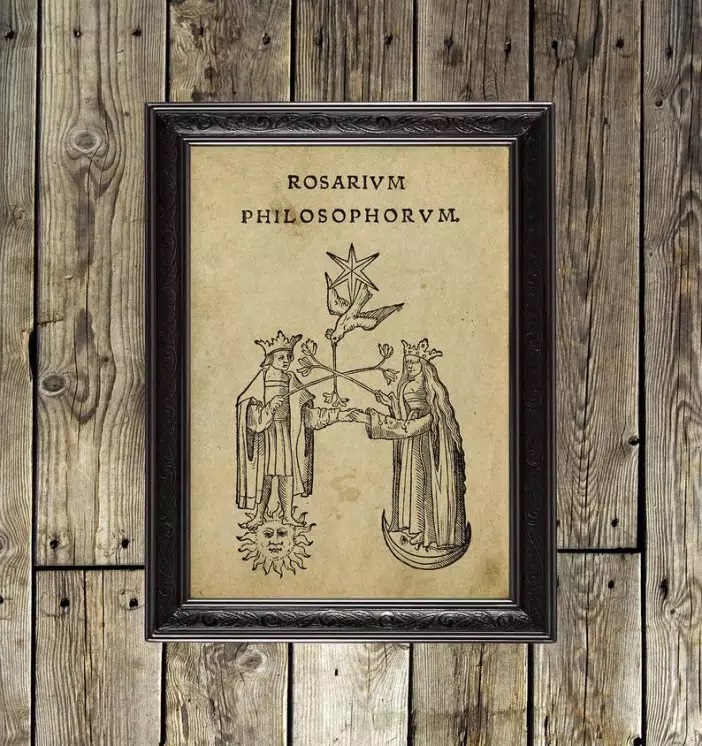 Alchemy symbol, a King and a Queen, from Rosarium Philosopho | Inspire ...