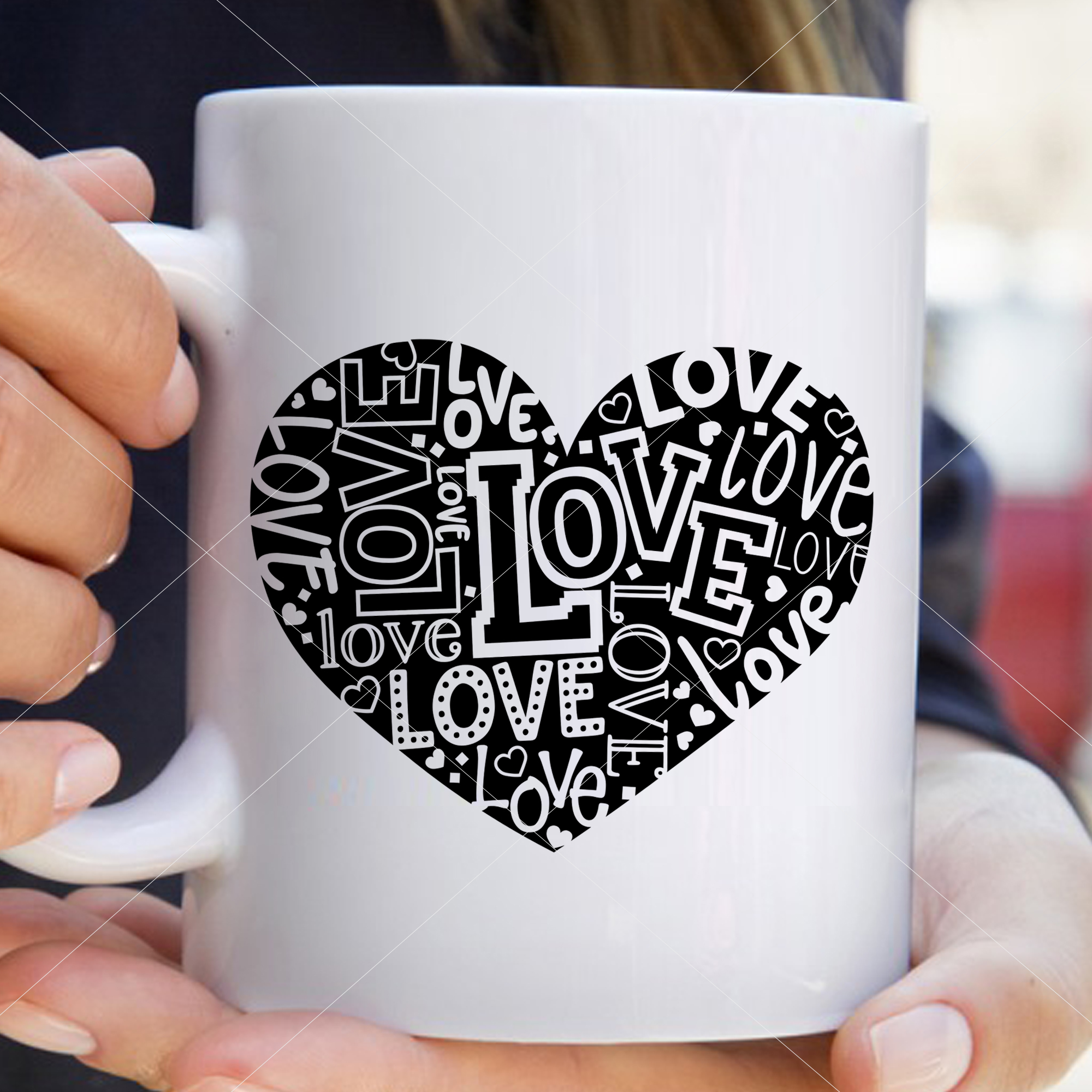 Heart clip art svg png pdf Love Different fonts lettering Va - Inspire ...