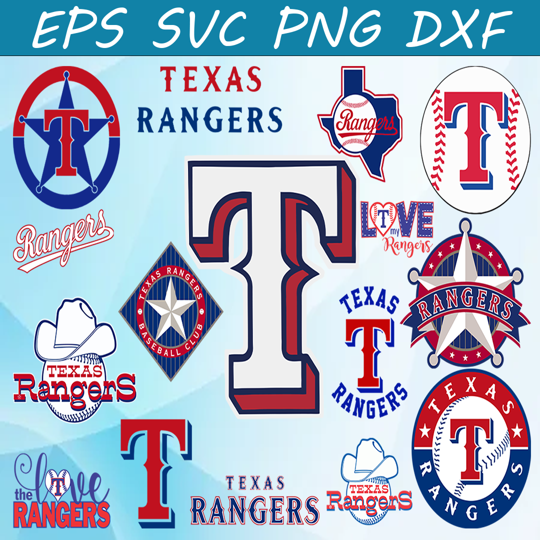 Bundle 16 Files Texas Rangers Baseball Team Svg, Texas Range | Inspire ...
