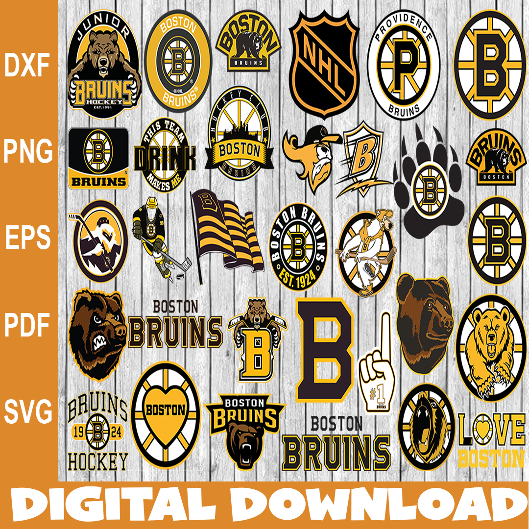 Bundle 32 Files Boston Bruins Hockey Team Svg, Boston Bruins | Inspire ...