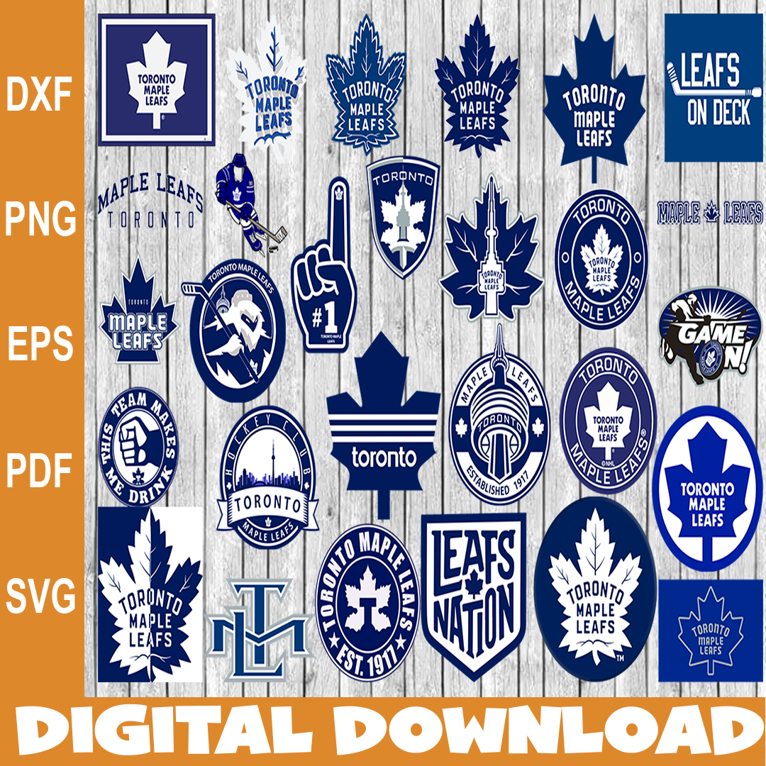 Bundle 28 Files Toronto Maple Leafs Hockey Team Svg, Toronto | Inspire ...