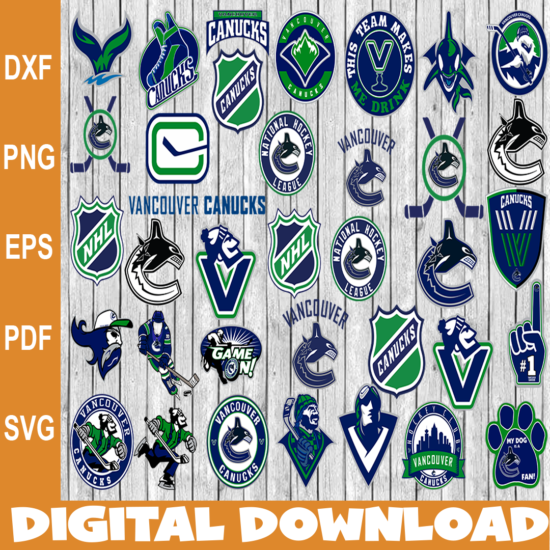 Bundle 36 Files Vancouver Canucks Hockey Team Svg, Vancouver | Inspire ...