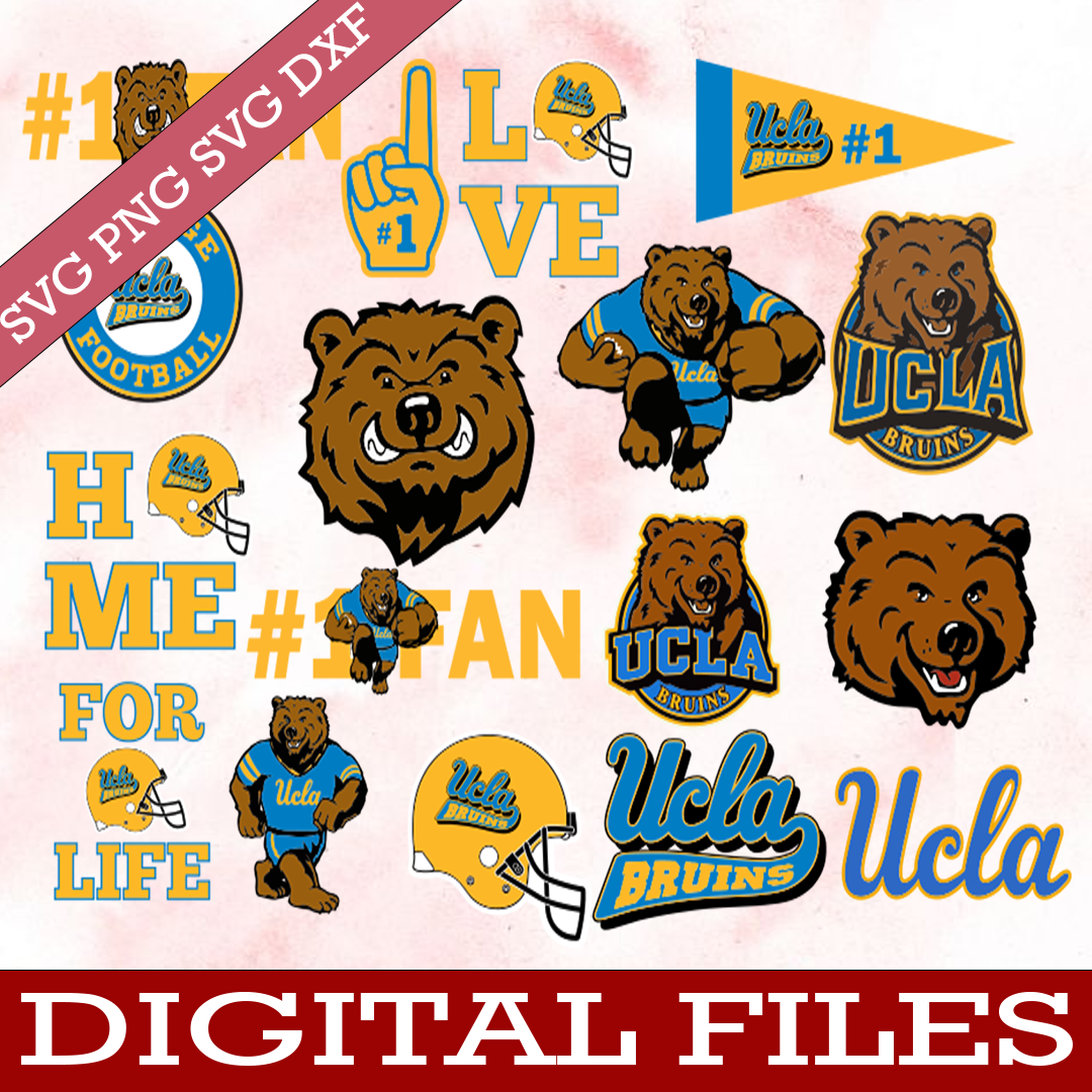 Bundle Files UCLA Bruins Nation Football Team svg, UCLA Brui - Inspire ...