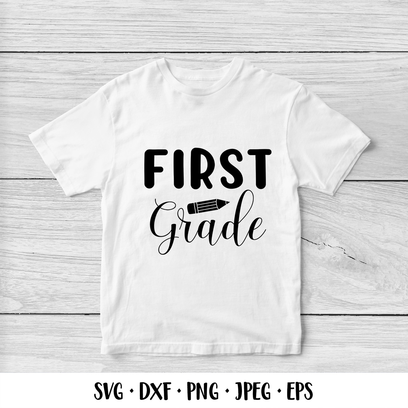 First Grade SVG. 1st Grade. 1st Day of School Shirt Design | Inspire Uplift