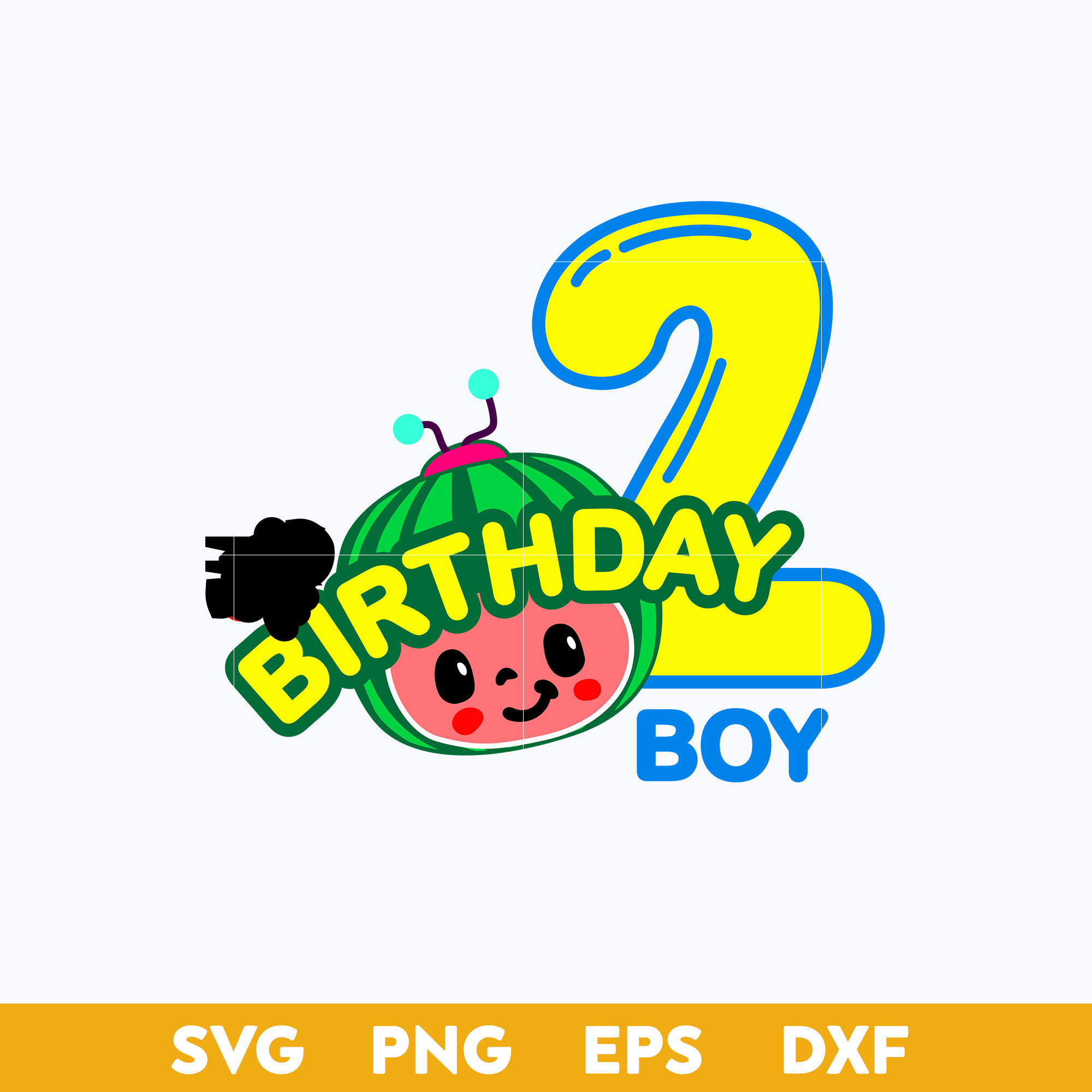 Cocomelon Birthday Boy Svg, Cocomelon Party Svg, Cocomelon C | Inspire ...