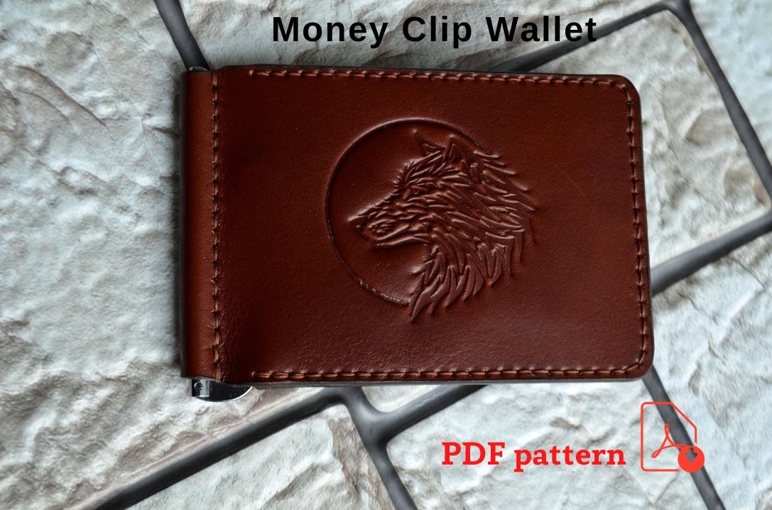 Leather pattern Money Clip Wallet | Inspire Uplift