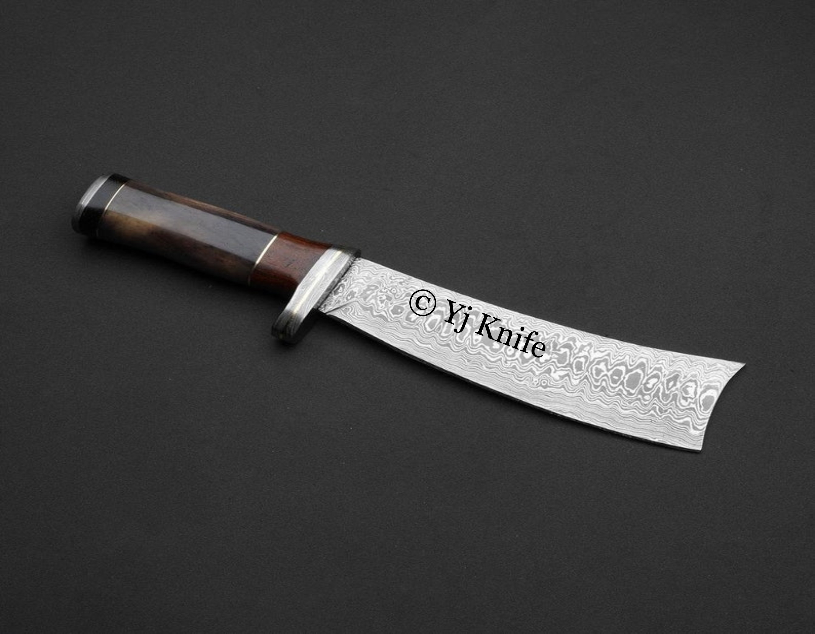 Handmade Damascus Steel Battle Ready Combat Replica Machetes | Inspire ...