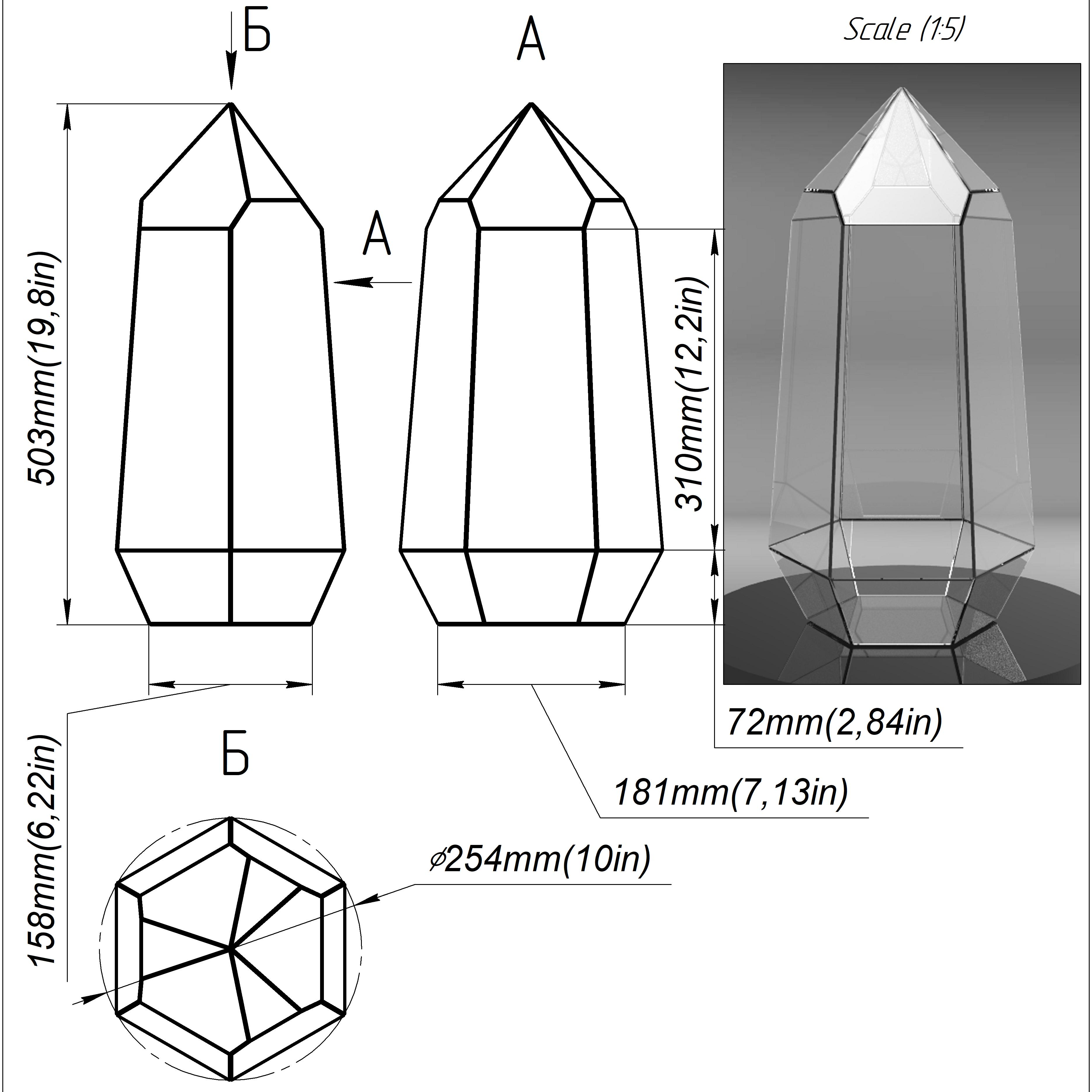 Stained glass printable pattern. Project 197. Brillant3d - Inspire Uplift