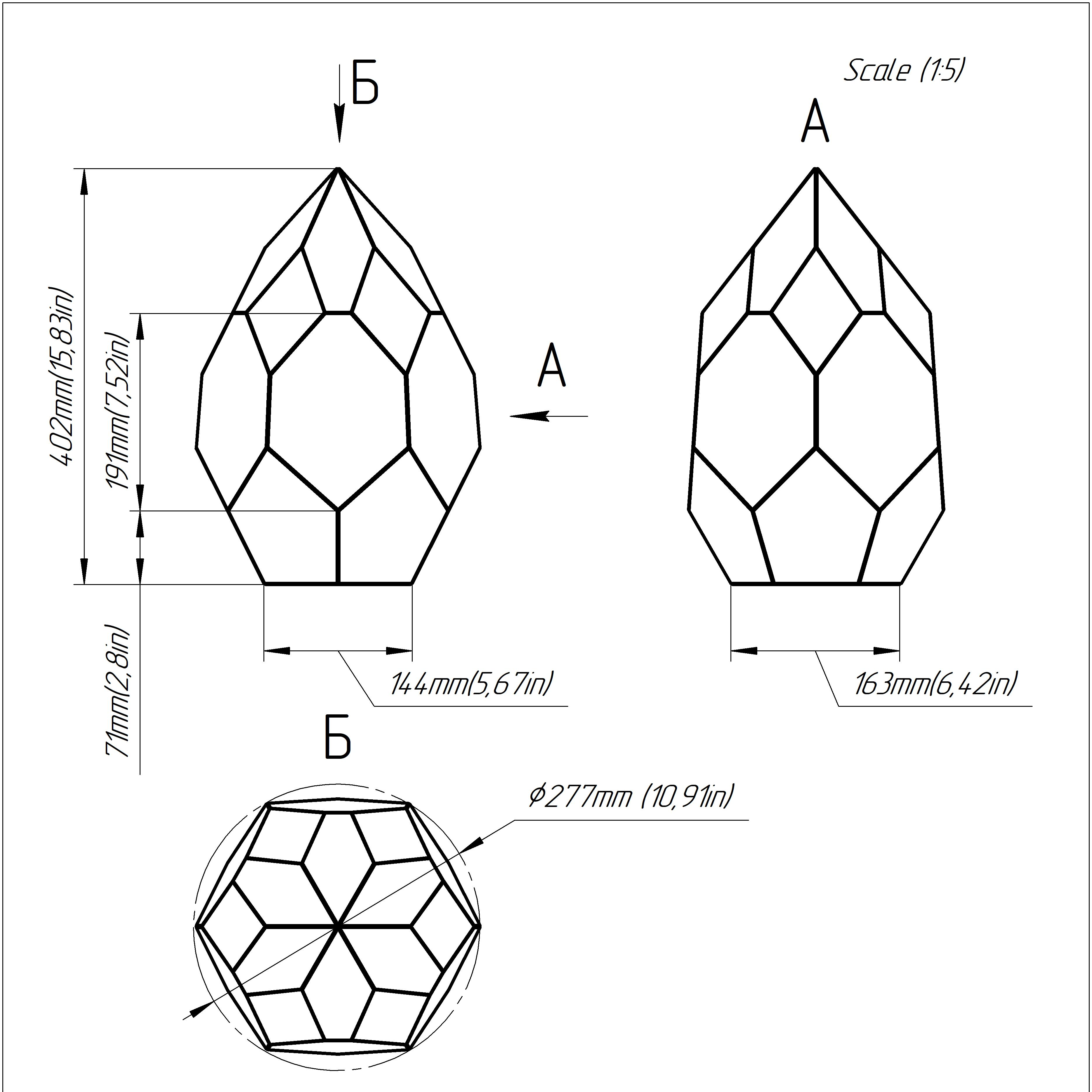 Stained glass printable pattern. Project 198. Brillant3d | Inspire Uplift