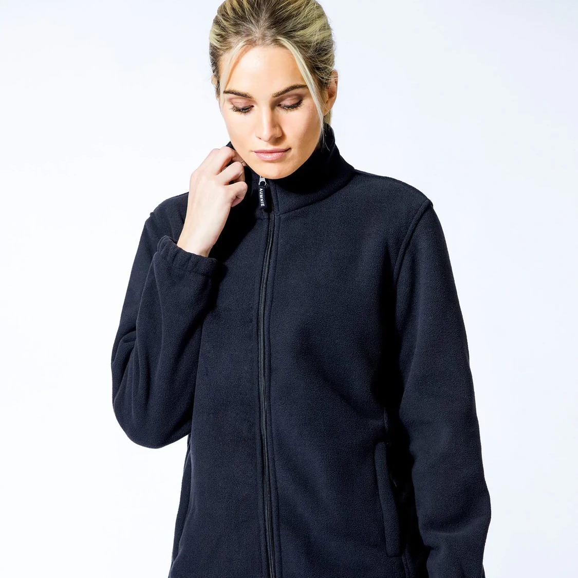 OUTDOOR FLEECE JACKET, BLACK - Inspire Uplift