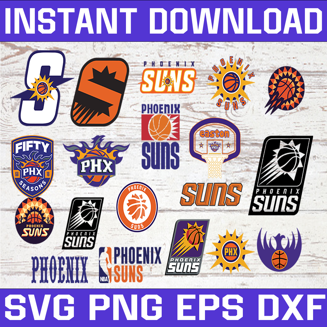 Bundle 28 Files Phoenix Suns Basketball Team svg, Phoenix Su | Inspire ...