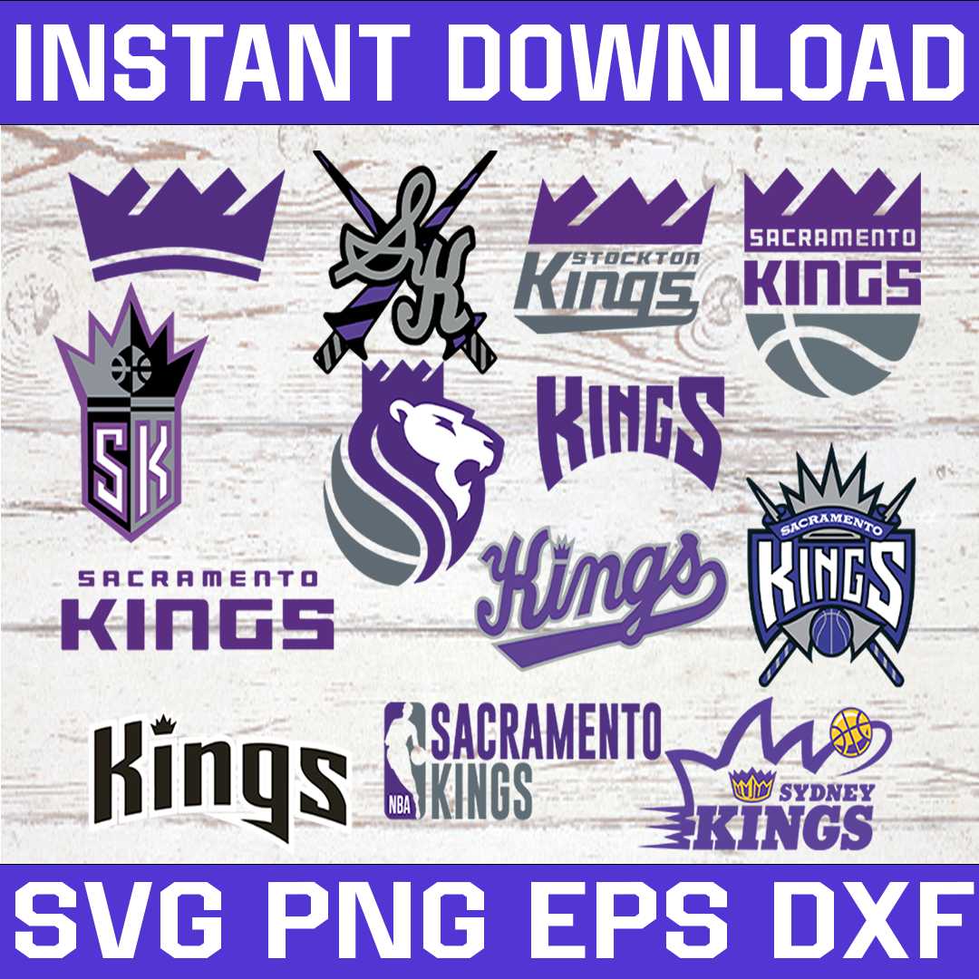 Bundle 13 Files Sacramento Kings Basketball Team svg, Sacram | Inspire ...
